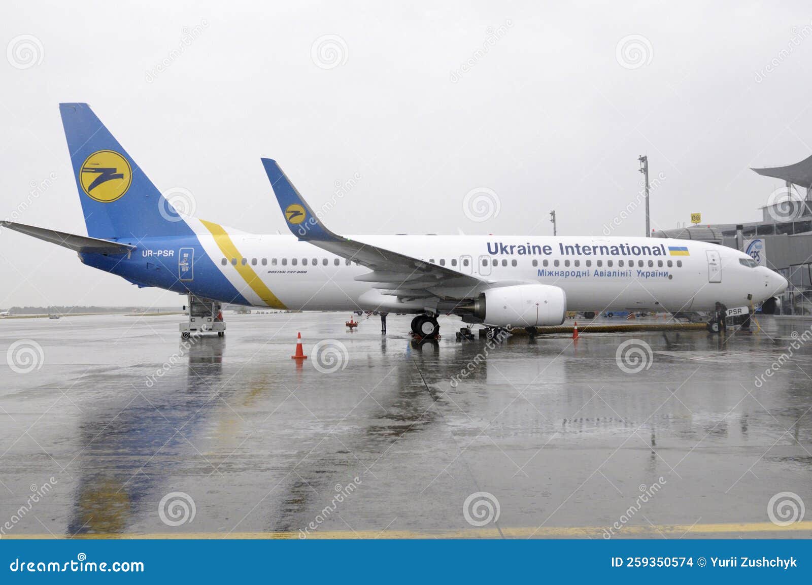 Aircraft Boeing 737 Parked on Aircraft Parking Space Editorial Stock ...