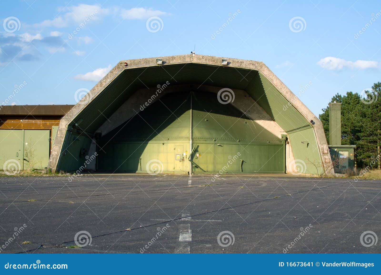 Aircraft bunker stock image. Image of airport, airforce - 16673641