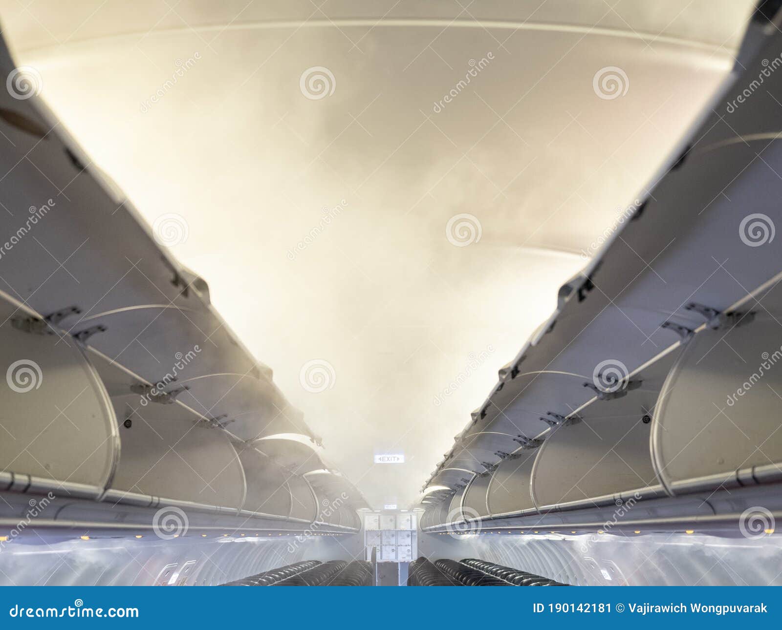 Aircraft Cabin with Vapor Condensation Due To Differences of ...