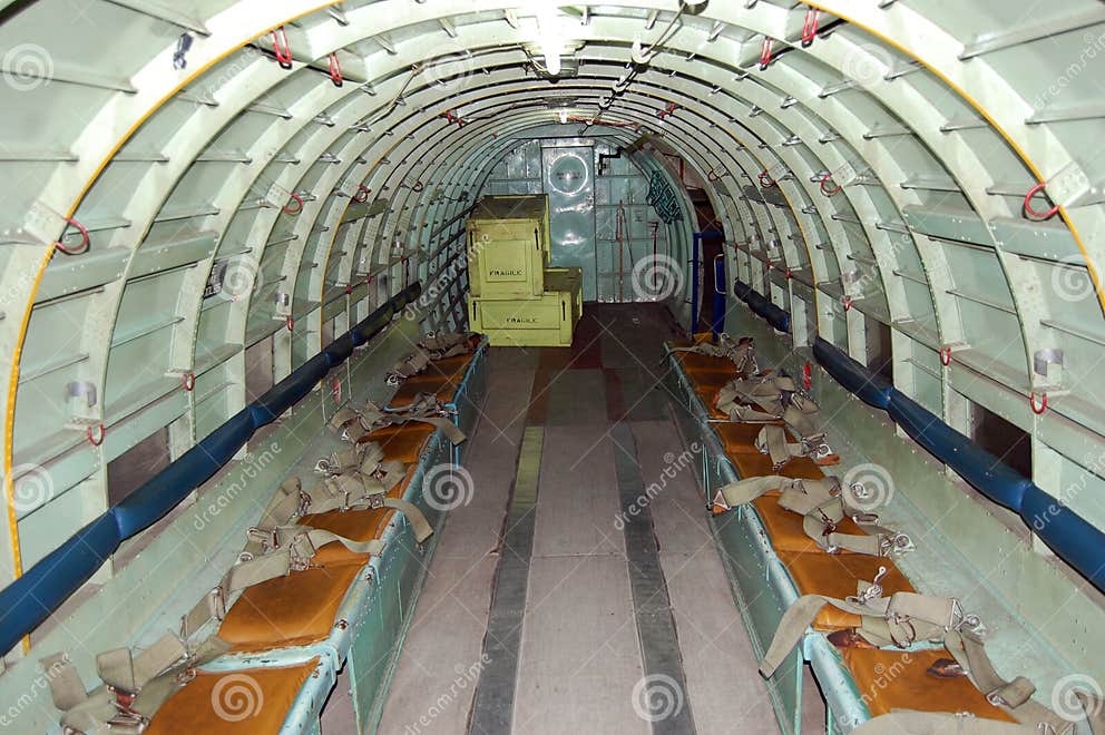 Aircraft Cargo Bay stock image. Image of inside, airliner - 7528849