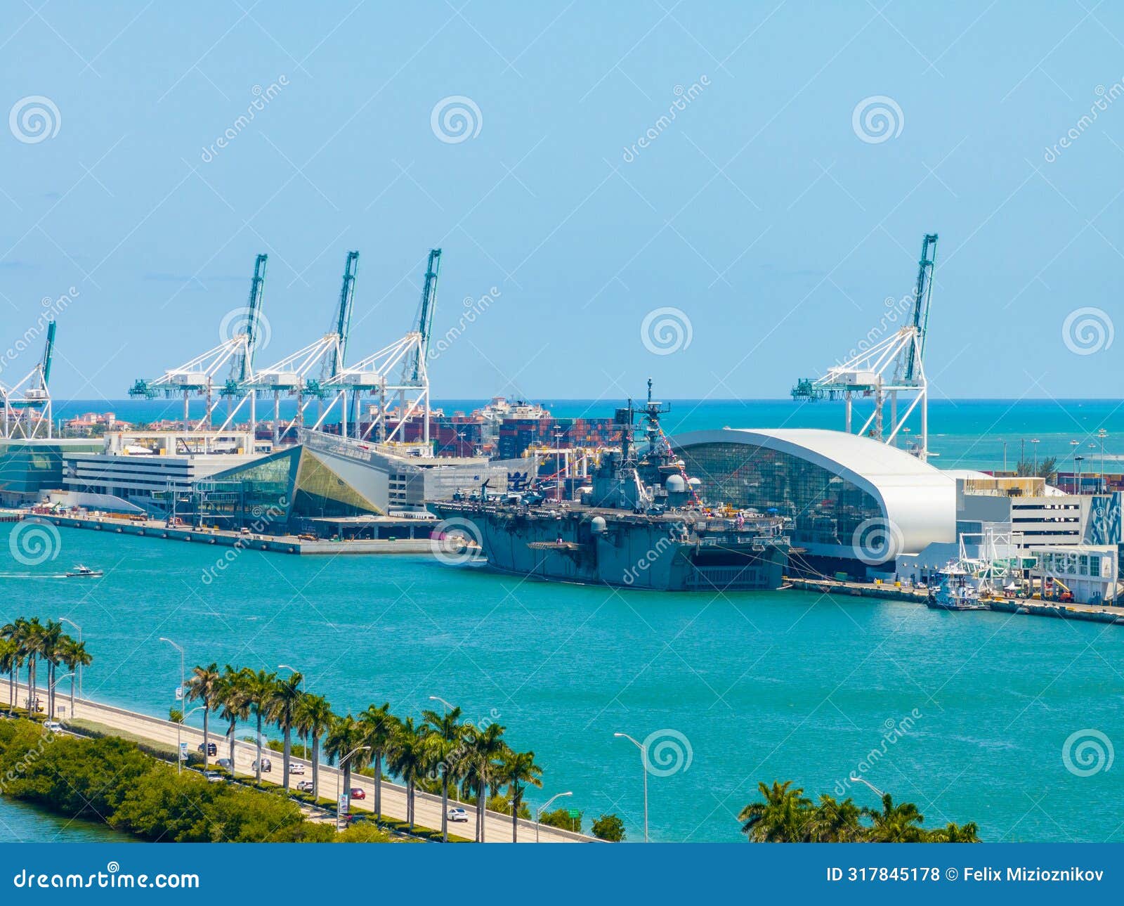 Aircraft Carrier at Fleet Week Miami 2024 Stock Photo - Image of port ...