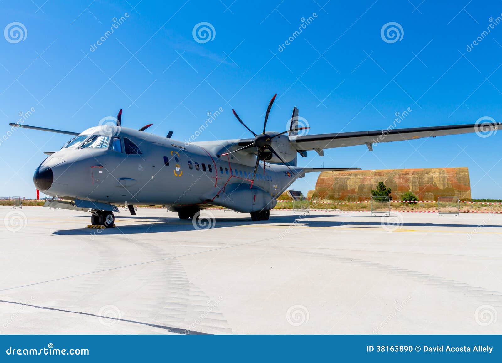Aircraft CASA C-295 editorial image. Image of engine - 38163890