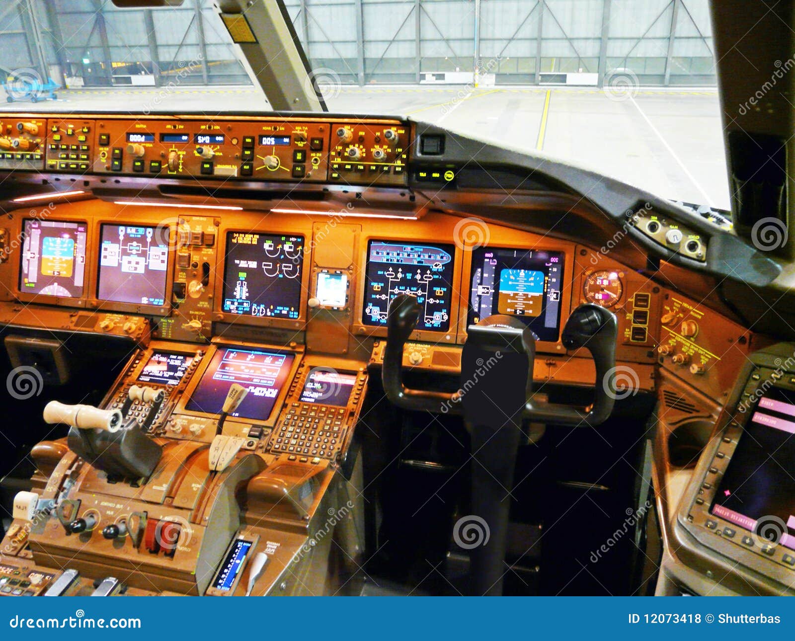 Aircraft Cockpit Royalty Free Stock Photos - Image: 12073418