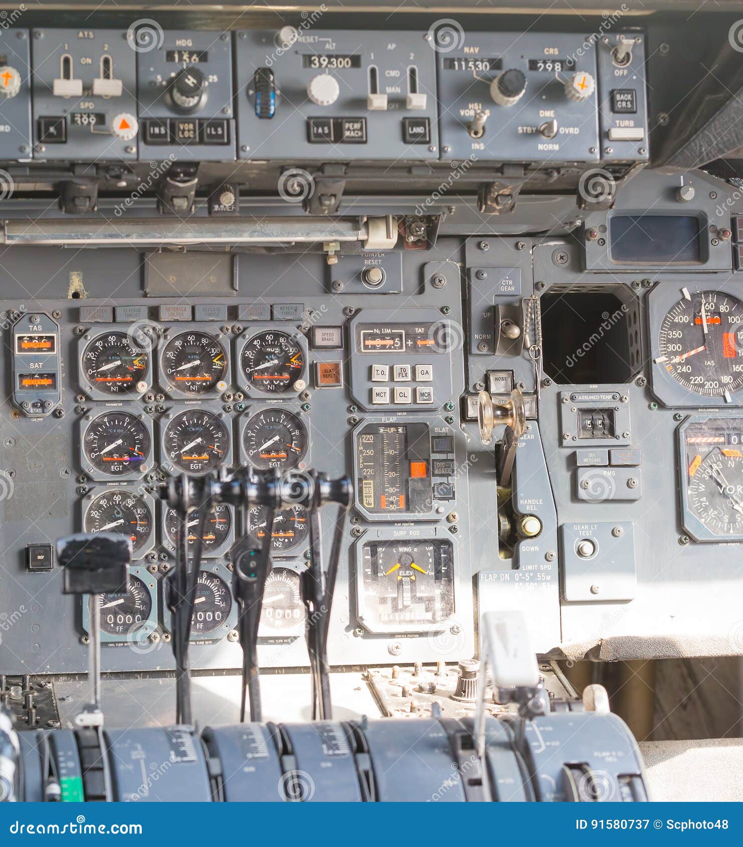 Aircraft cockpit dials stock image. Image of instrument - 91580737