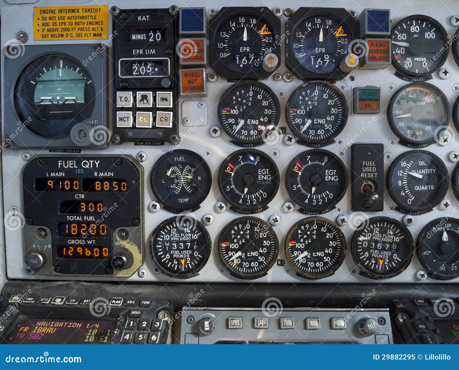 Particular of an Old Airplane Stock Image - Image of horizon, flying ...