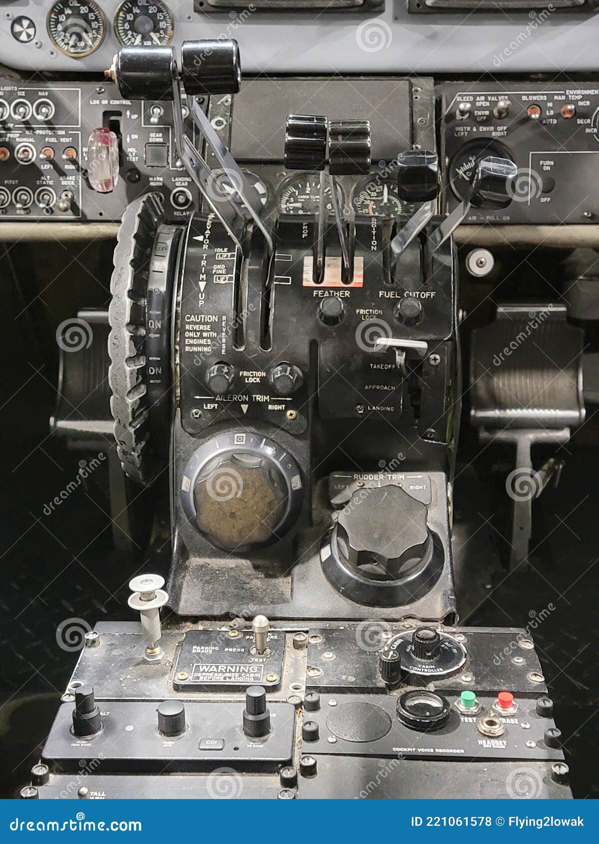 Aircraft control column editorial stock photo. Image of aircraft ...