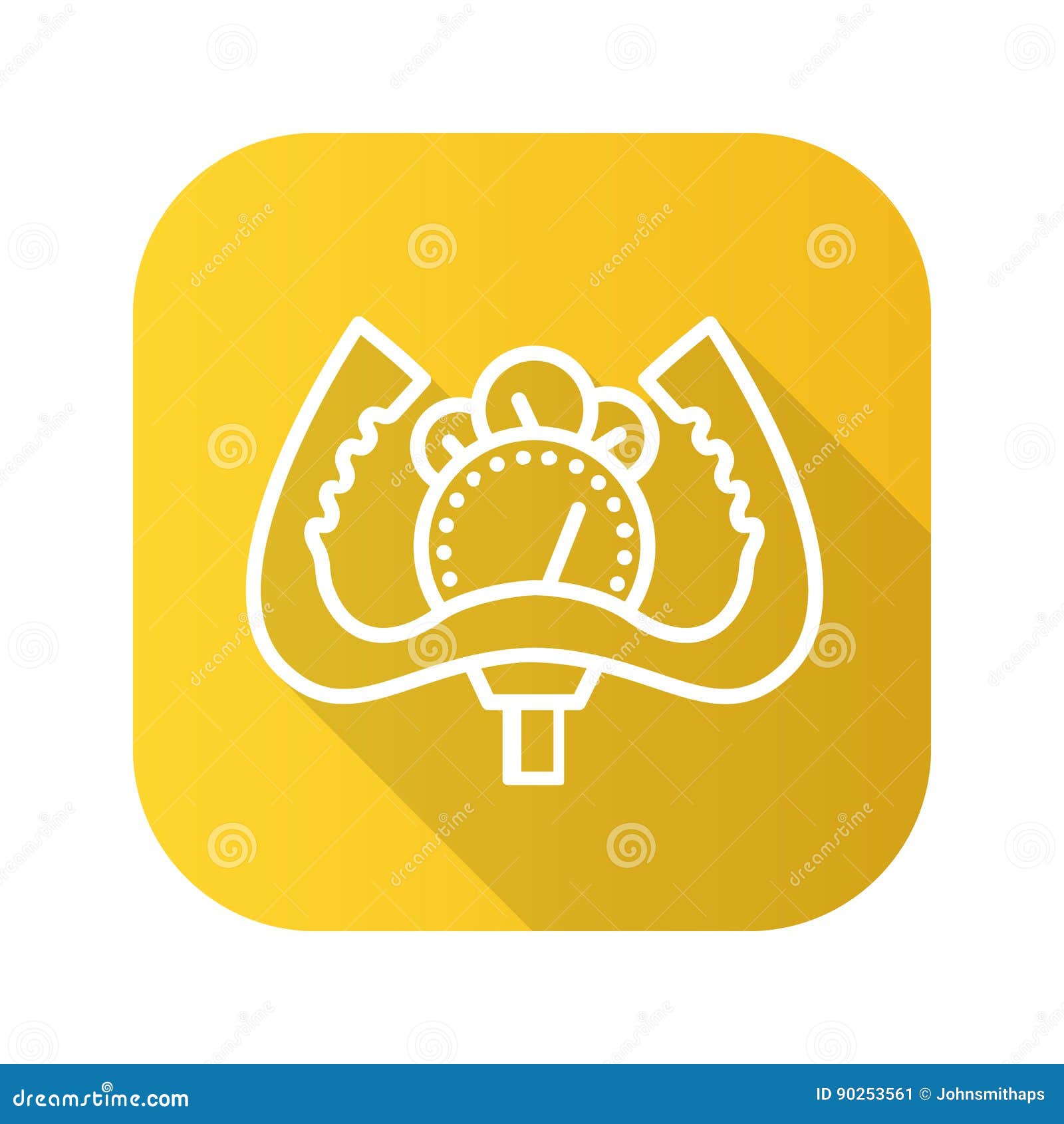 Aircraft Control Wheel Icons Collection Vector Illustration ...