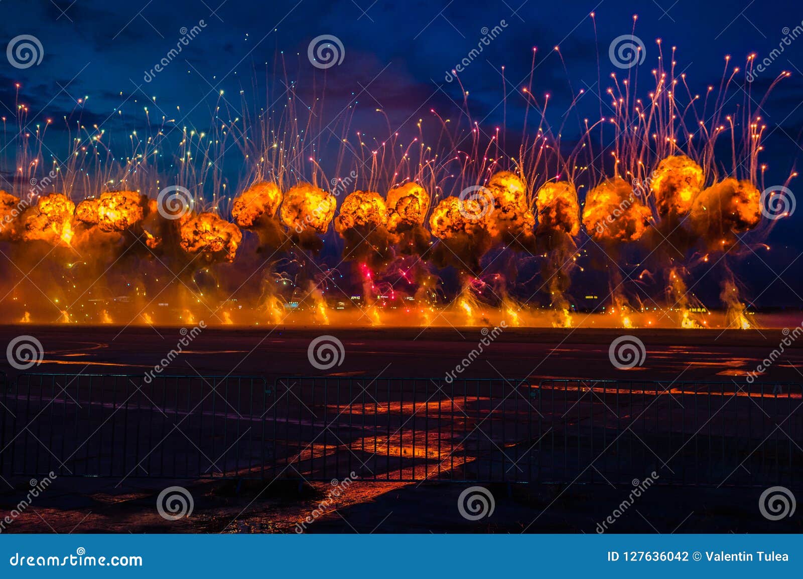 Aircraft, Destruction. Bombs Exploding. Editorial Photography - Image ...