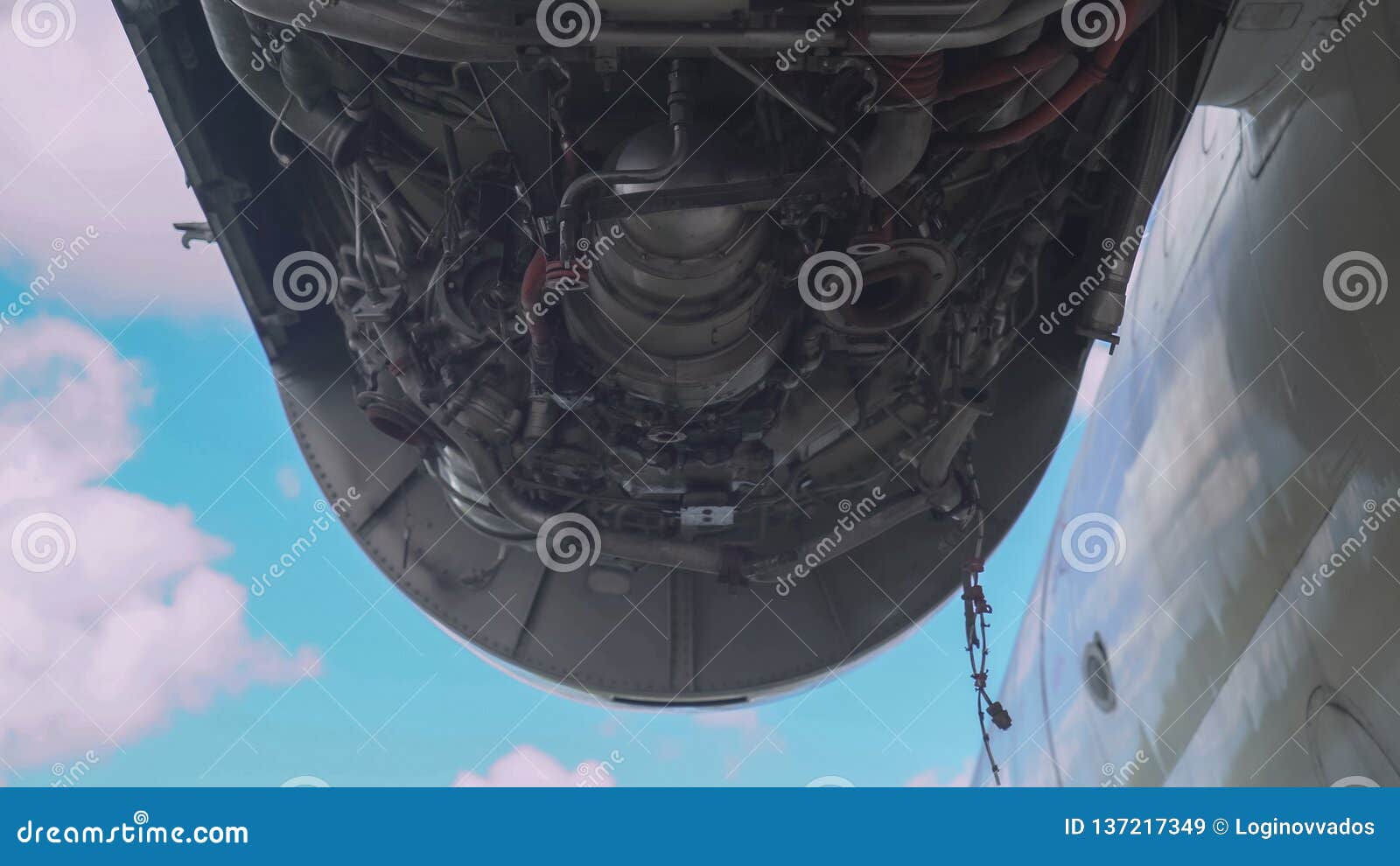 Aircraft engine exploded stock image. Image of accident - 137217349