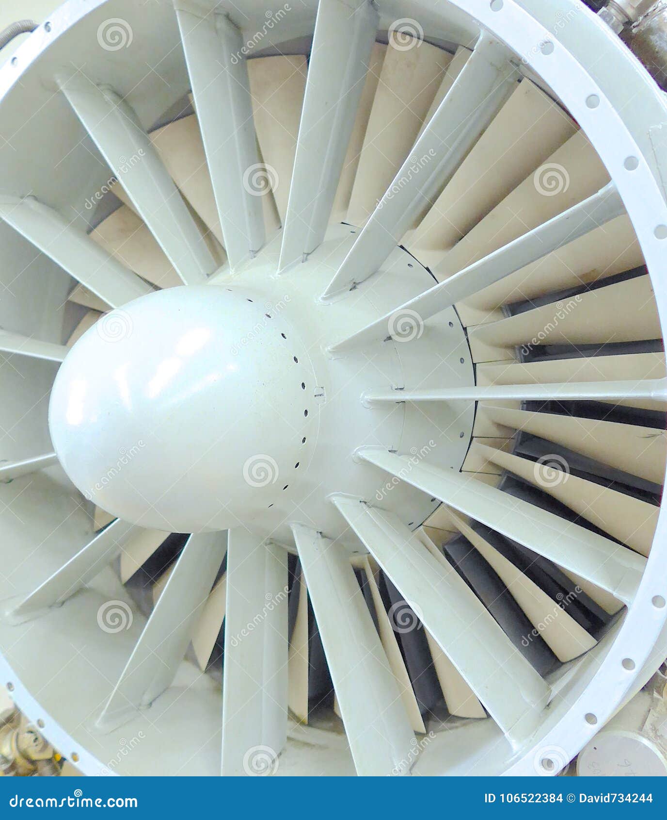 Aircraft Engine Fan Close Up Stock Photo - Image of shiny, aviation ...
