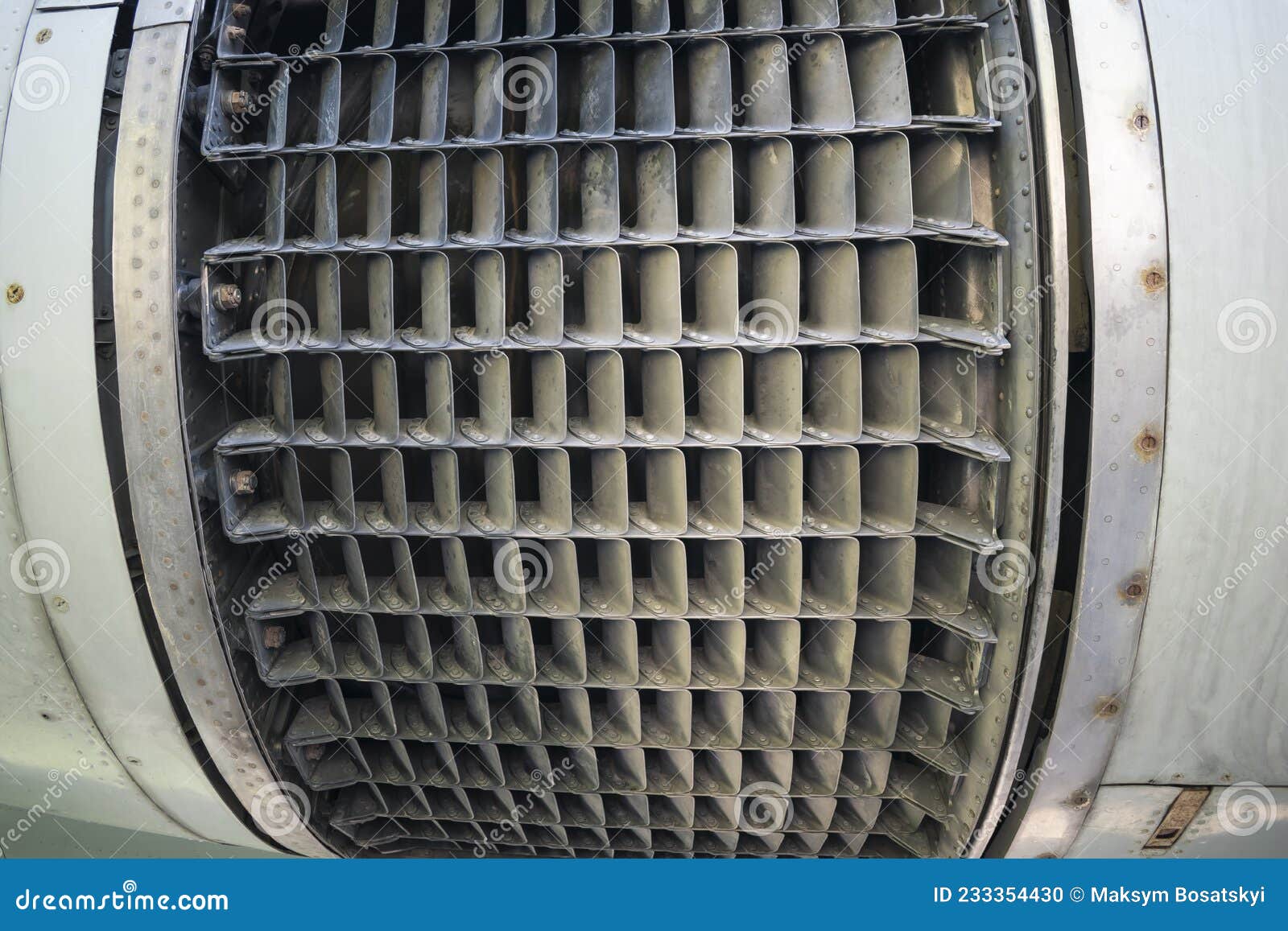 Aircraft Engine. Hull, Chassis, Engines And Propellers Of An Old Plane ...