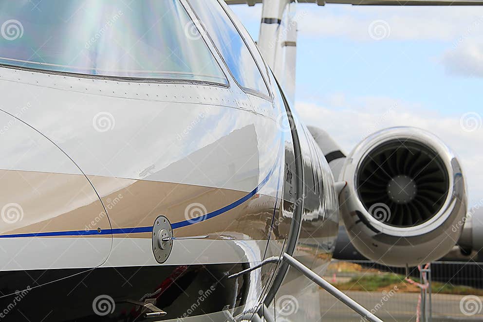 Aircraft. stock image. Image of transport, engine, cone - 66660441