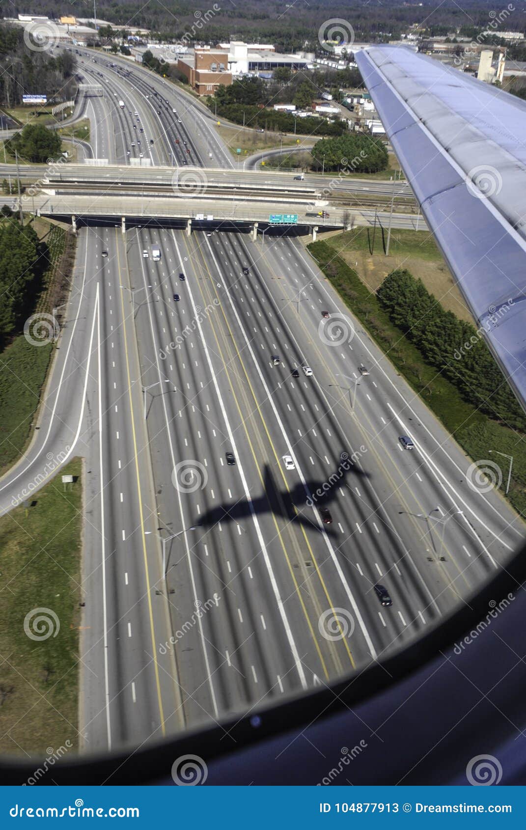 Aircraft on Final Approach stock image. Image of wing - 104877913