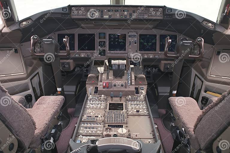 Aircraft flight-deck stock photo. Image of stick, technology - 28912