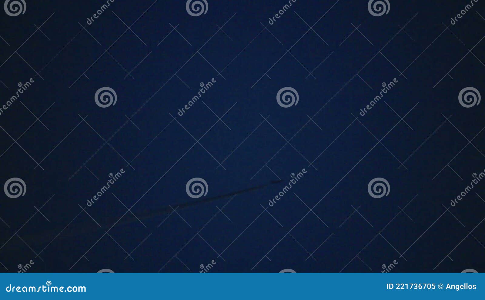 Aircraft Flight in Night Sky Stock Video - Video of atmosphere, fast ...