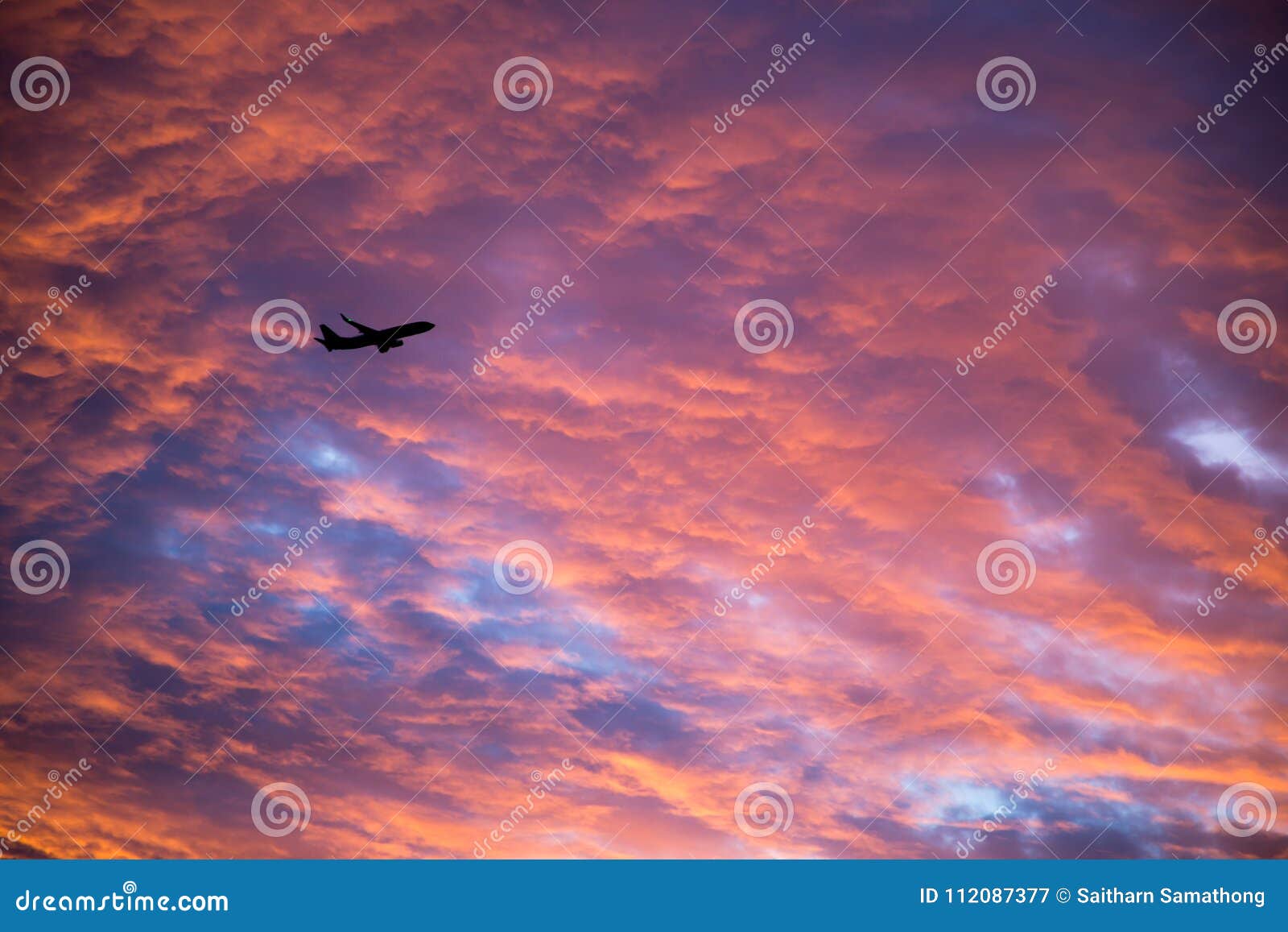 The Aircraft Fly through Storm Clouds. Stock Image - Image of cloud ...