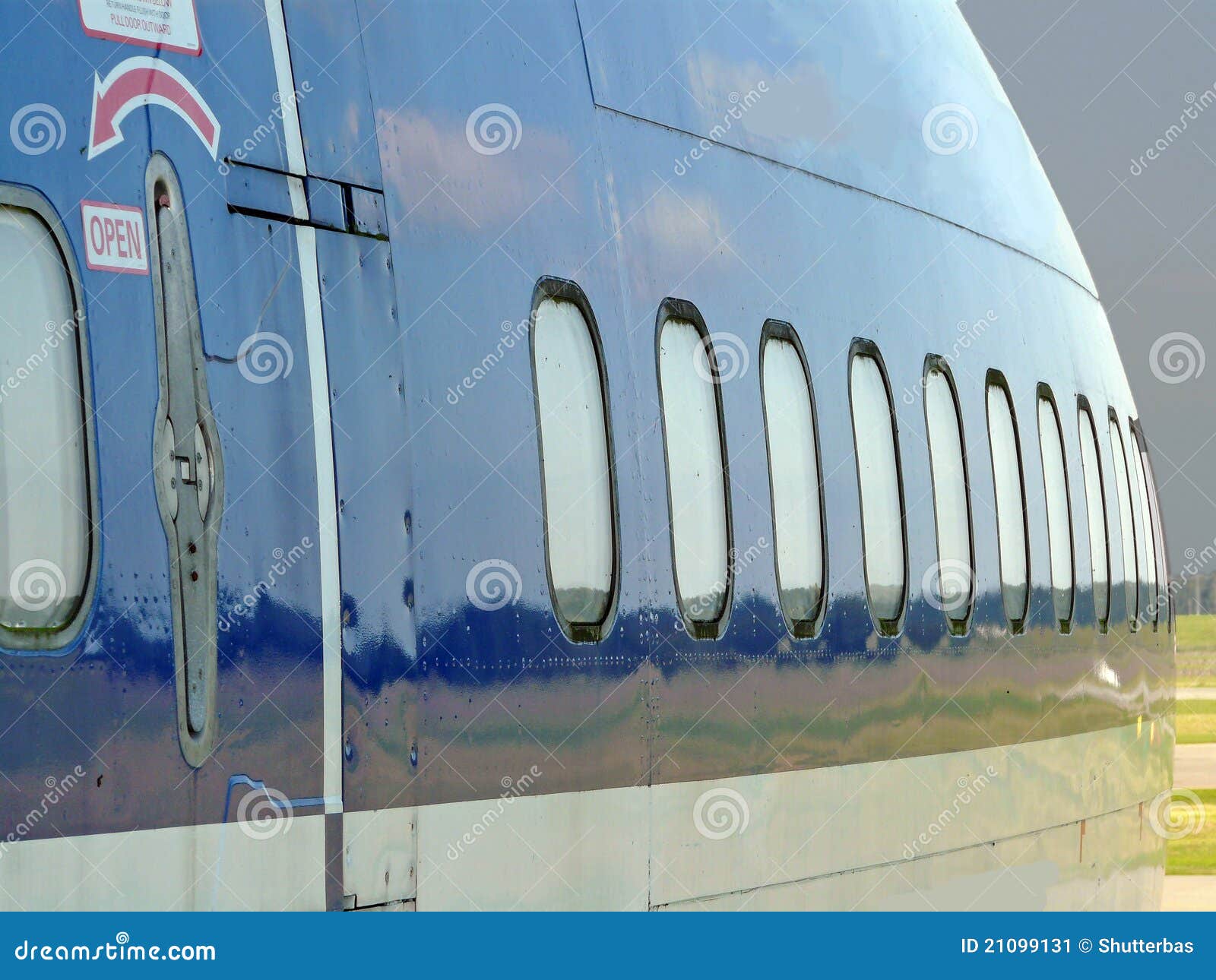 Aircraft fuselage stock image. Image of body, detail - 21099131