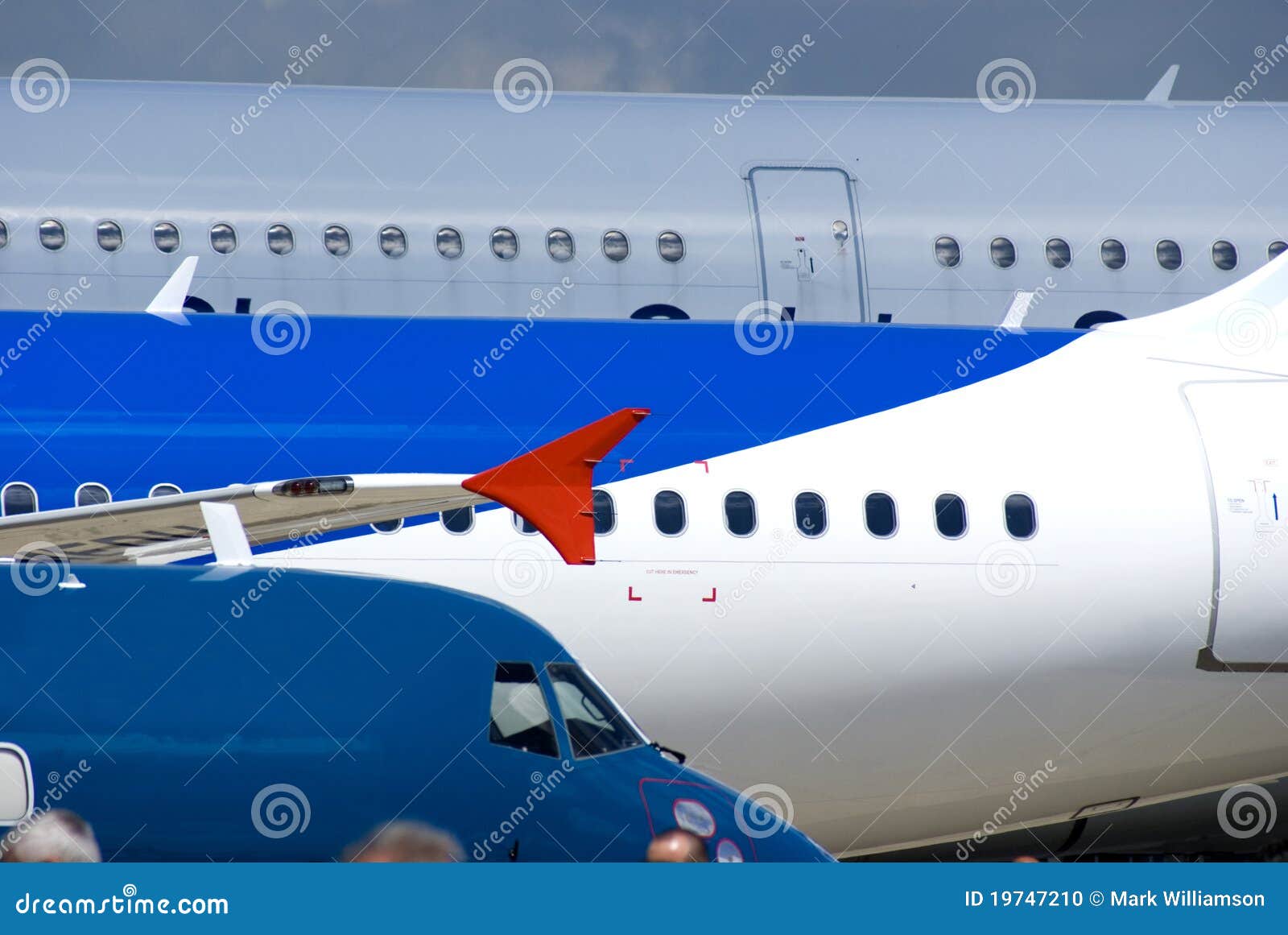 Aircraft fuselages stock photo. Image of plane, business - 19747210