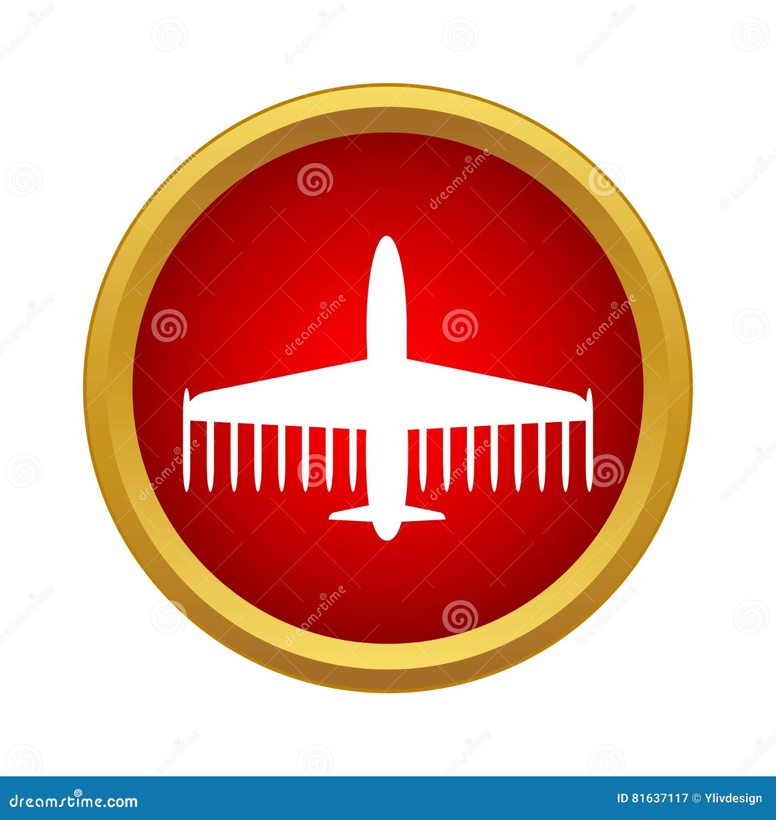 Aircraft Icon, Simple Style Stock Vector - Illustration of flight ...