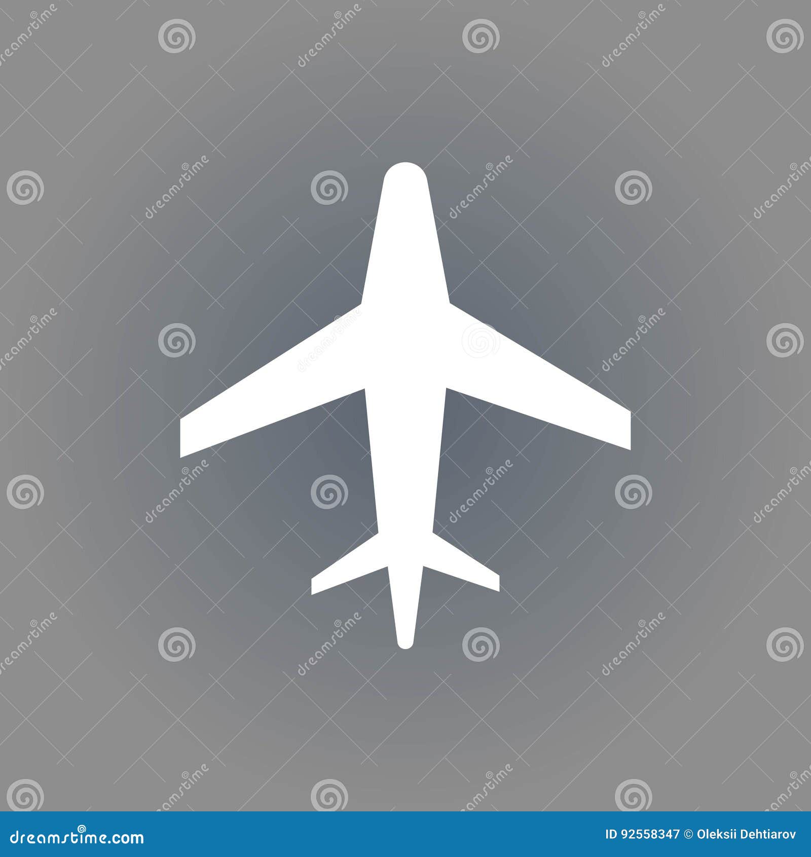 Aircraft Icon Stock Vector Illustration Flat Design Stock Vector ...