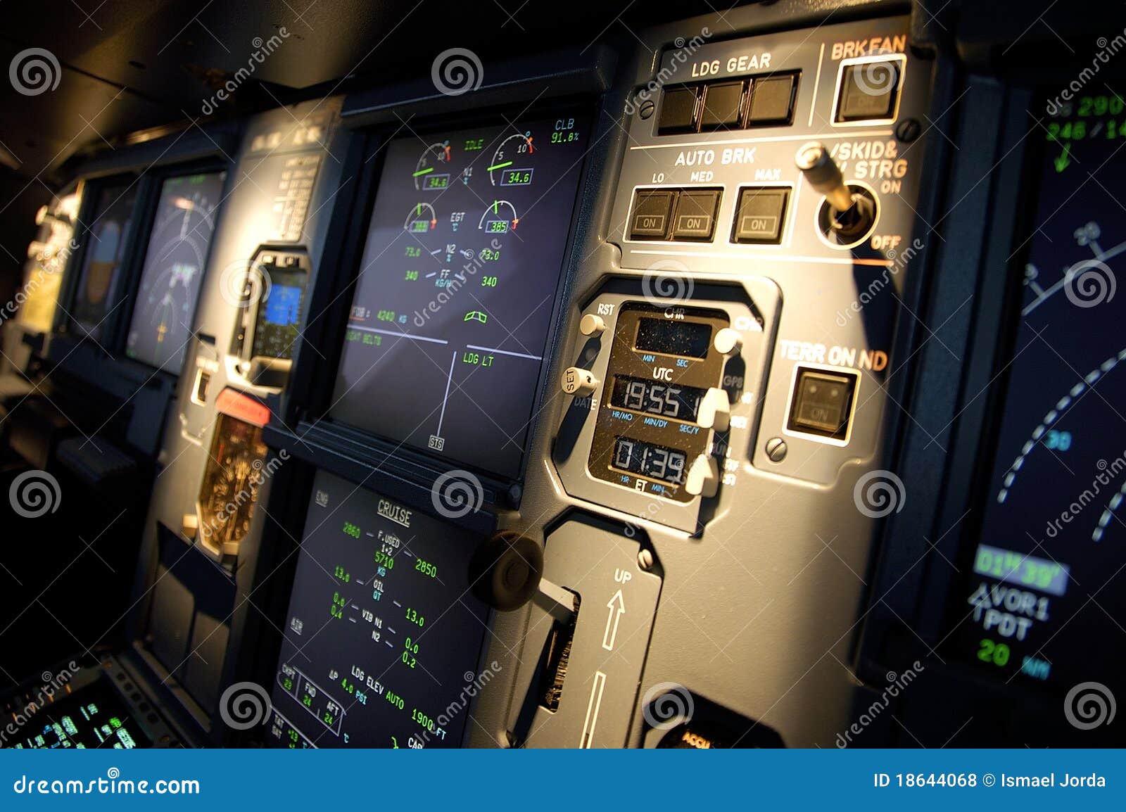 Aircraft instrument stock photo. Image of navigation - 18644068