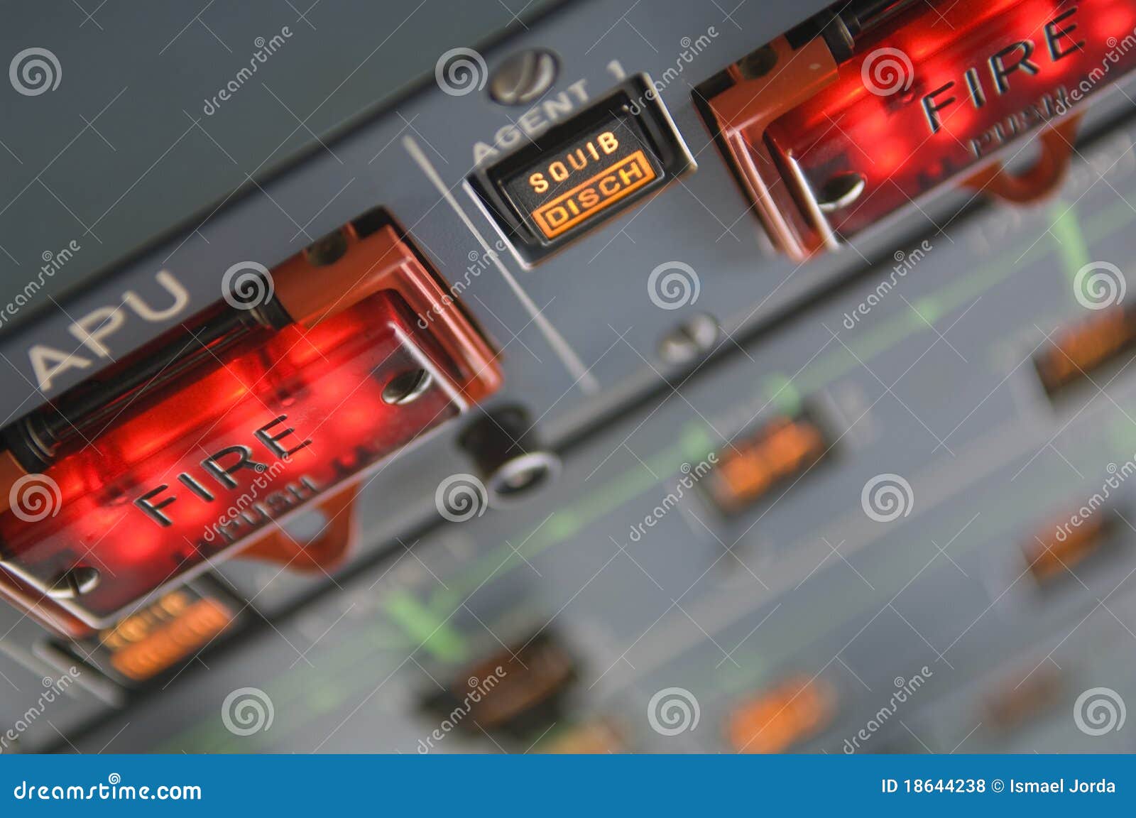 Aircraft instrument stock photo. Image of light, controls - 18644238