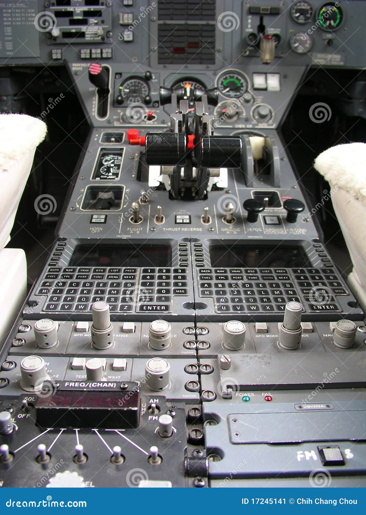 Aircraft Instrumental Panel Stock Image - Image of arrangement ...