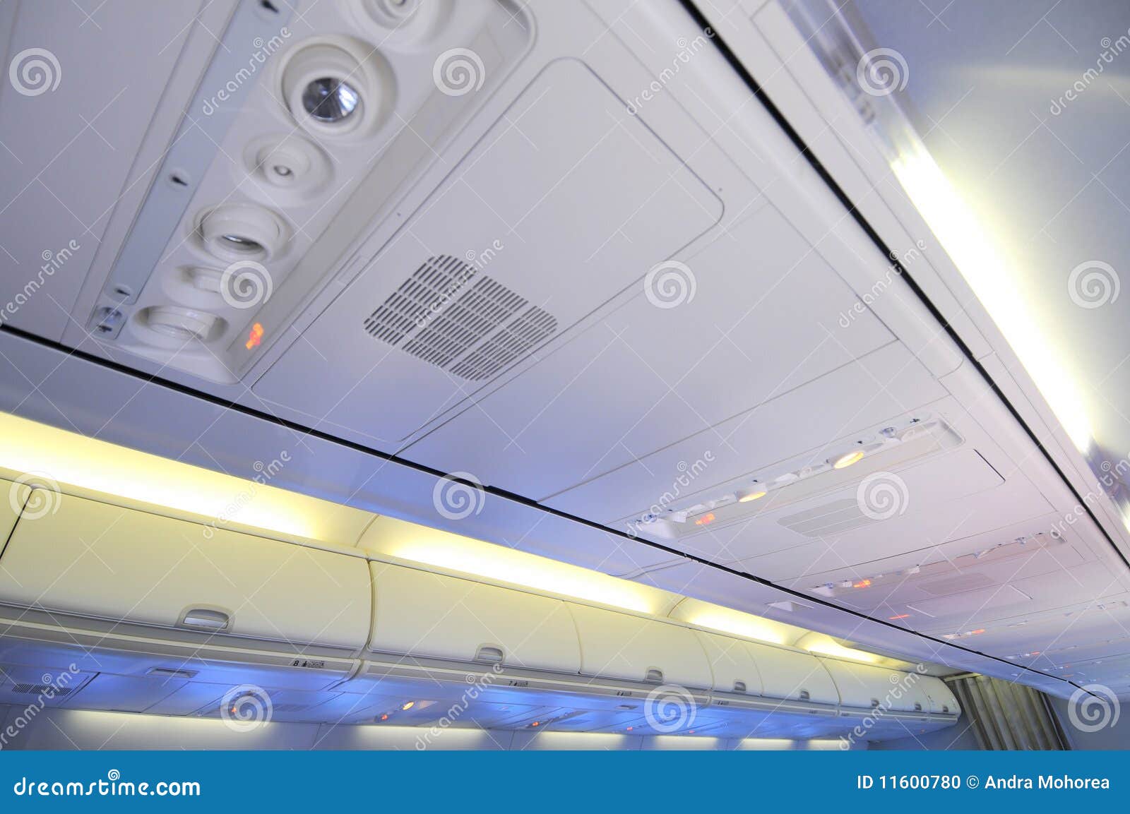 Aircraft interior details stock photo. Image of inside - 11600780