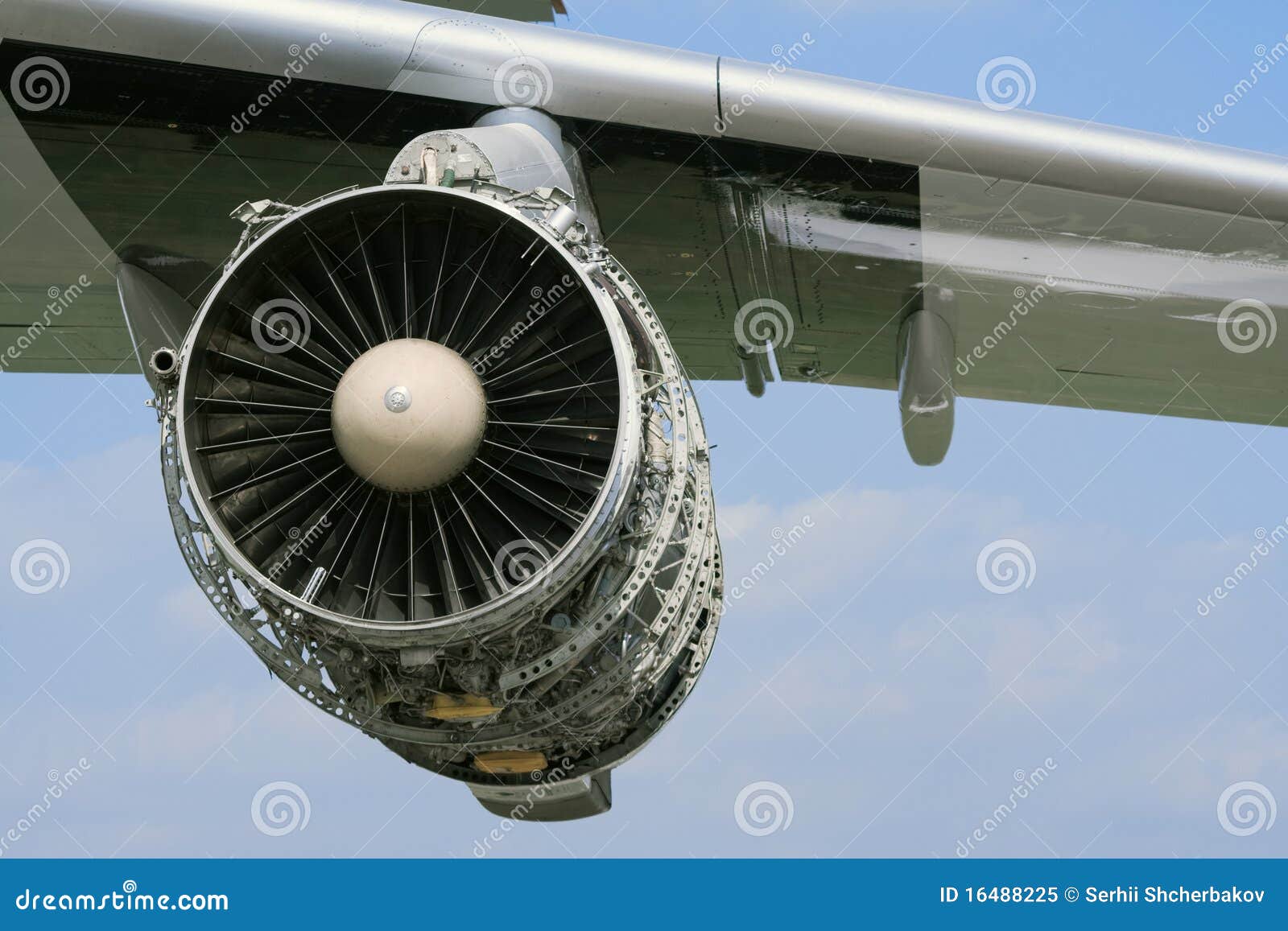 Aircraft jet engine stock image. Image of black, motor - 16488225