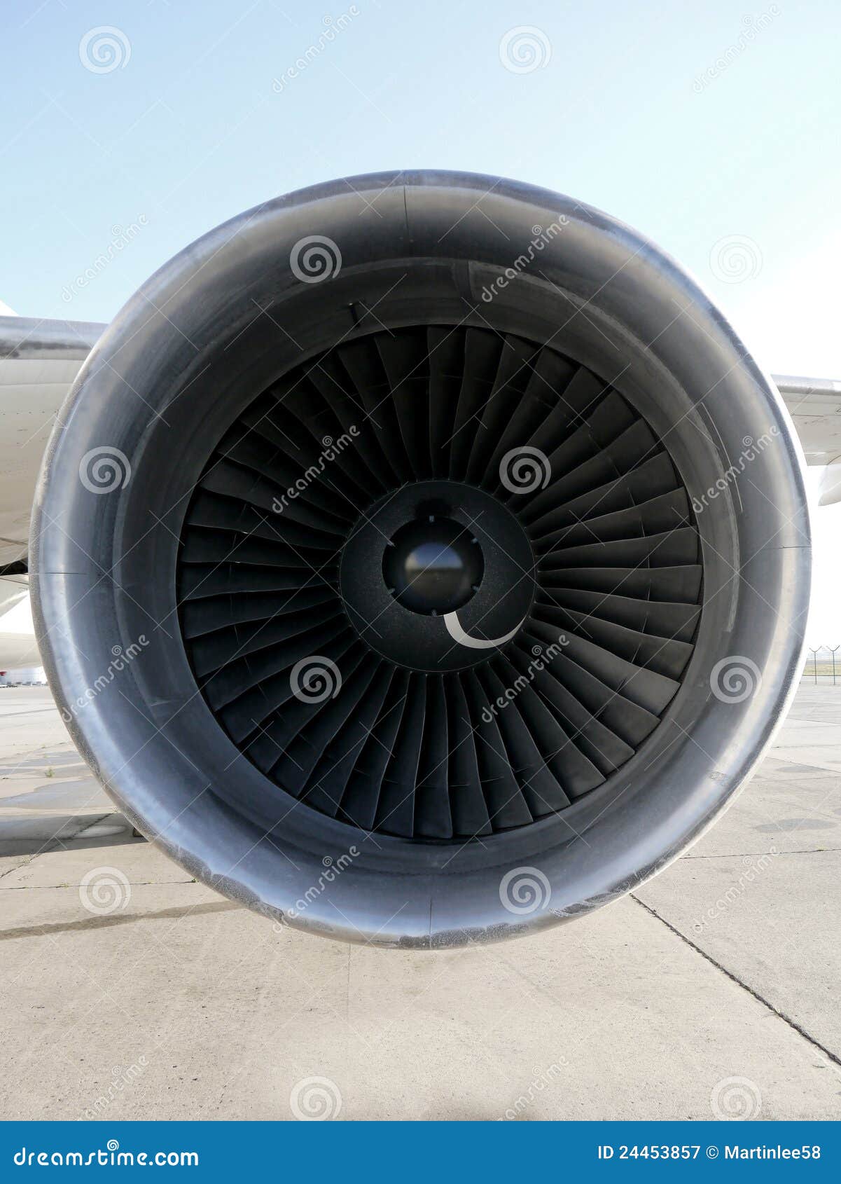 Jet Engine Inlet Turbo Vanes Royalty-Free Stock Photography ...