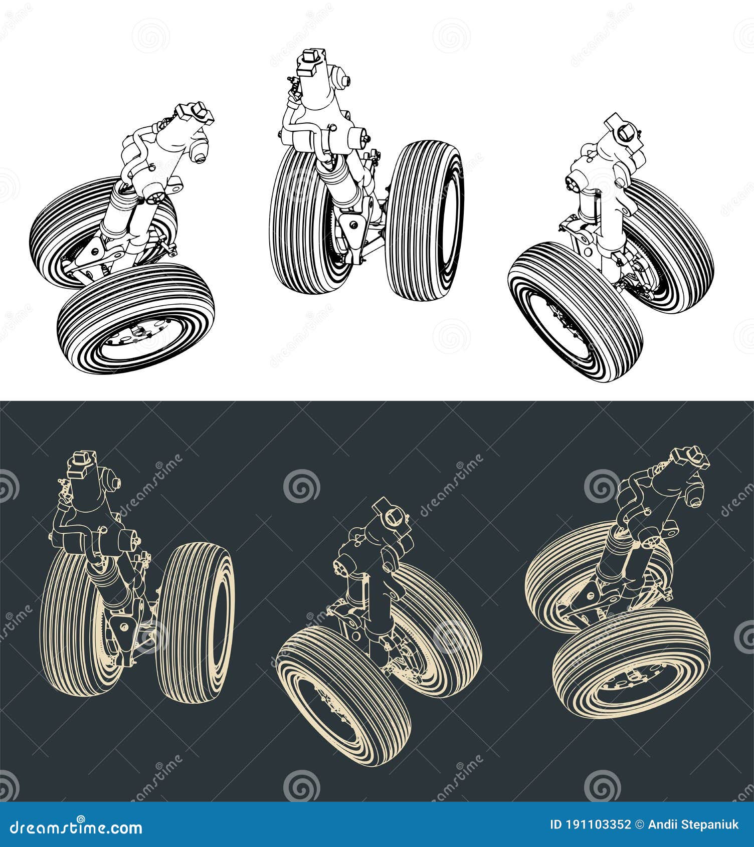 Landing Gear Retraction Cartoon Vector | CartoonDealer.com #65480535