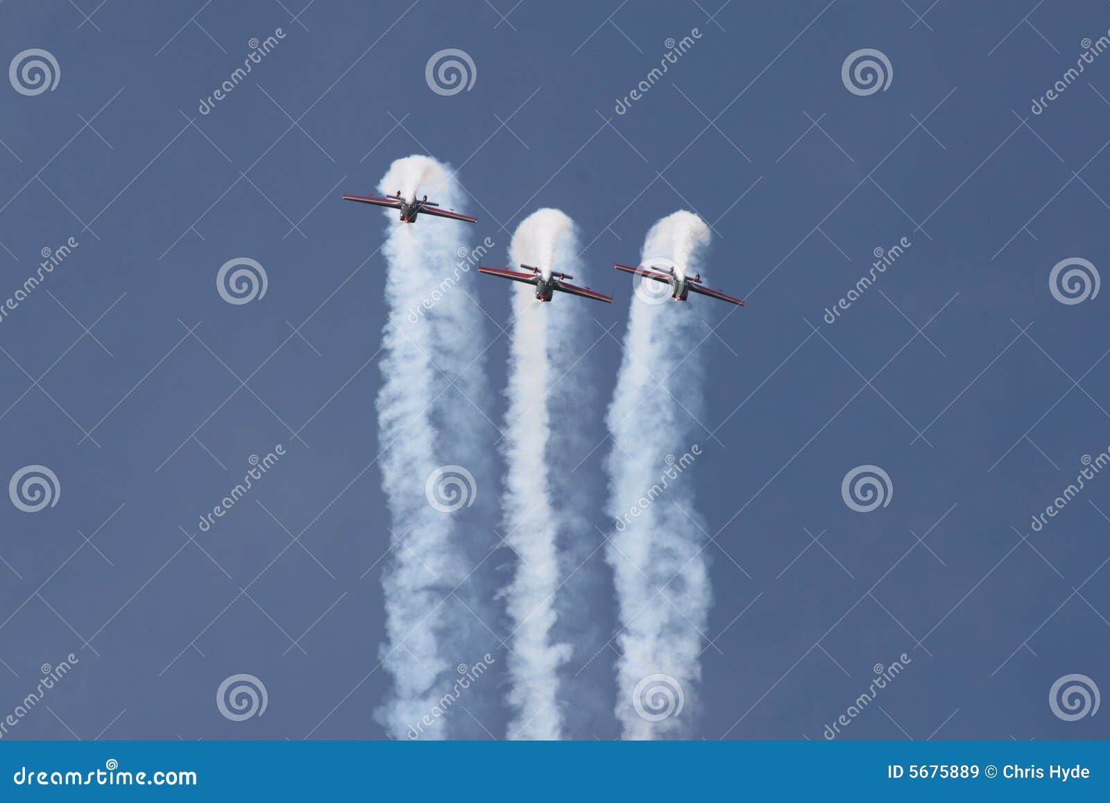 Aircraft Looping With Smoke Trails Picture. Image: 5675889