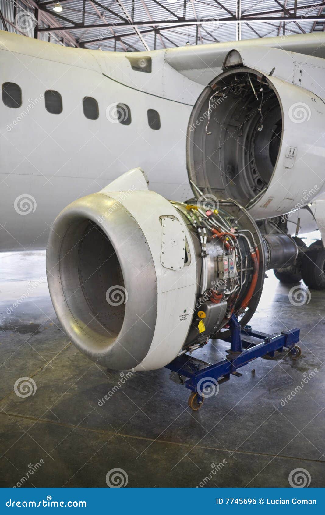Aircraft maintenance stock photo. Image of plane, pieces - 7745696
