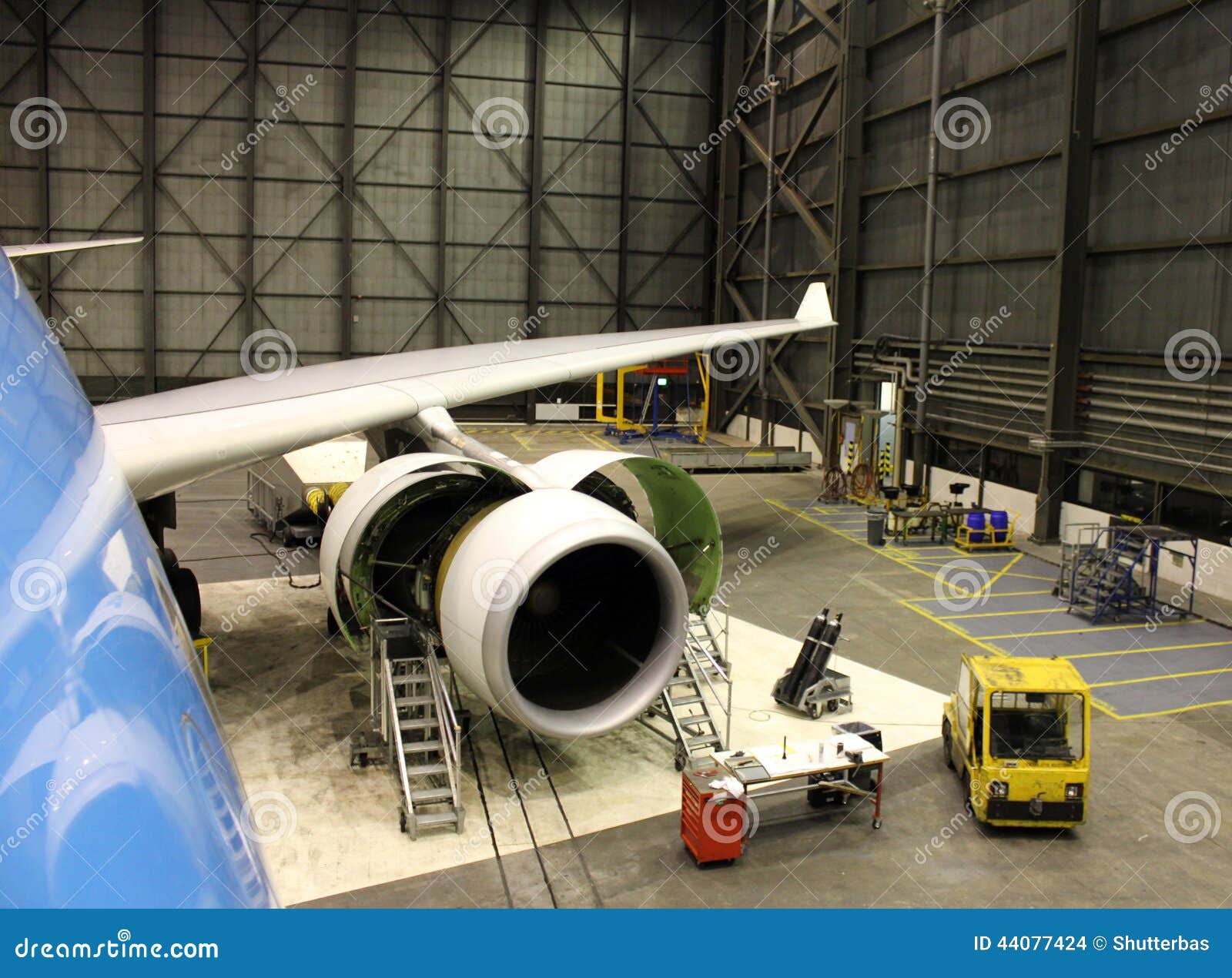 Aircraft maintenance stock photo. Image of check, industry - 44077424
