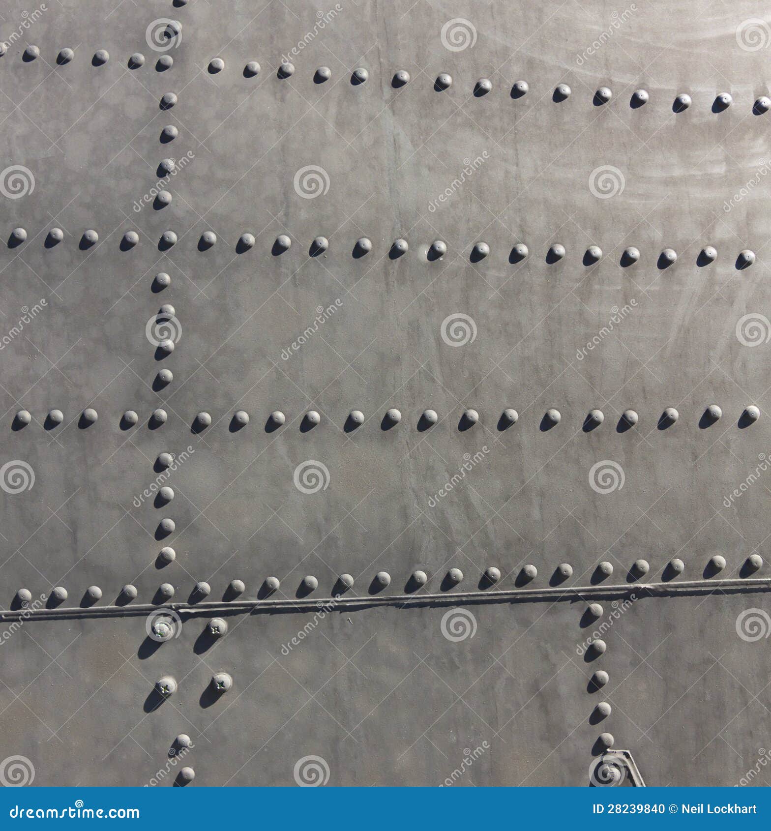 Aircraft Metal Bolt Pattern Stock Photo - Image: 28239840