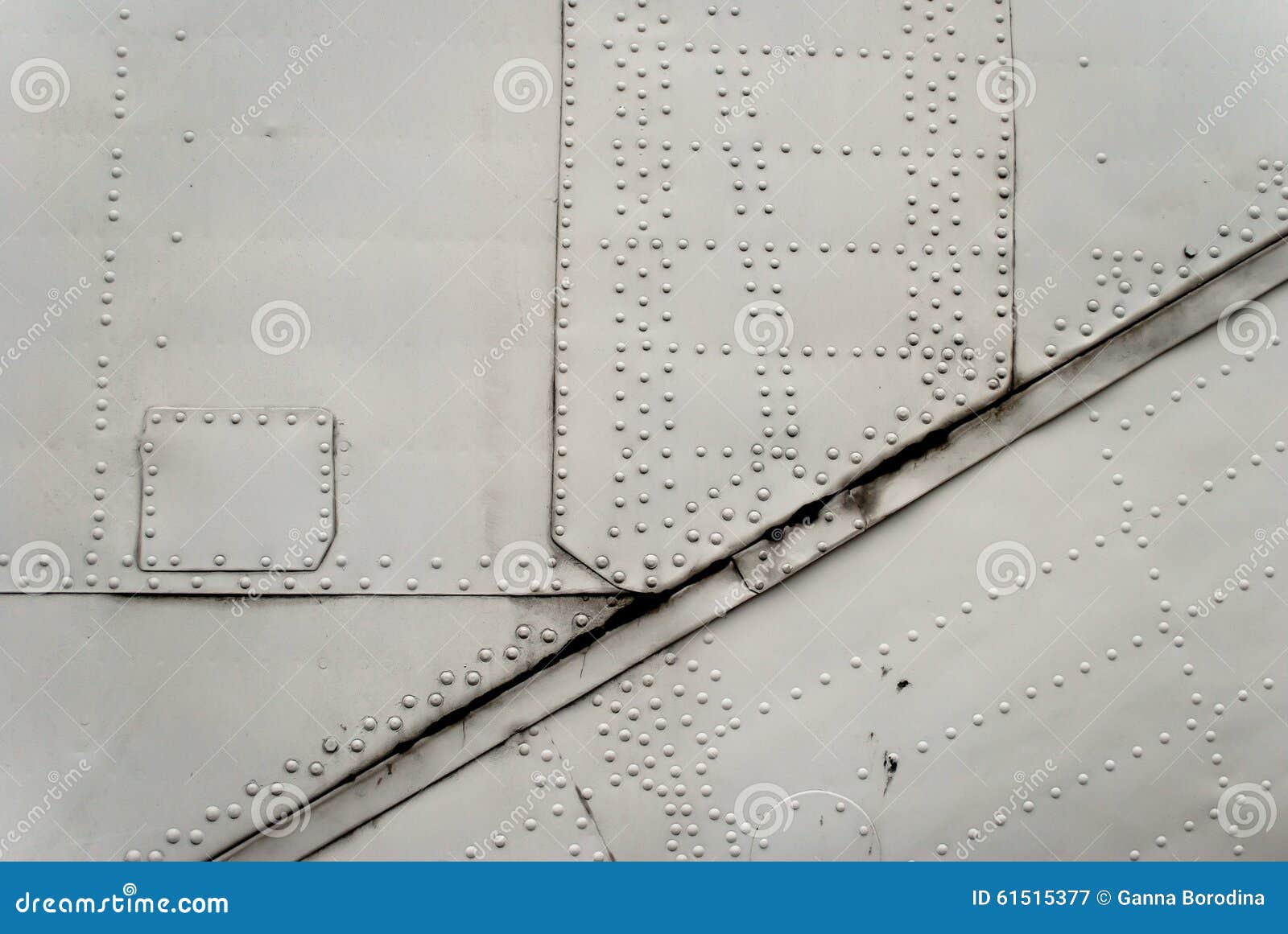 Aircraft metal with rivets stock image. Image of aircraft - 61515377