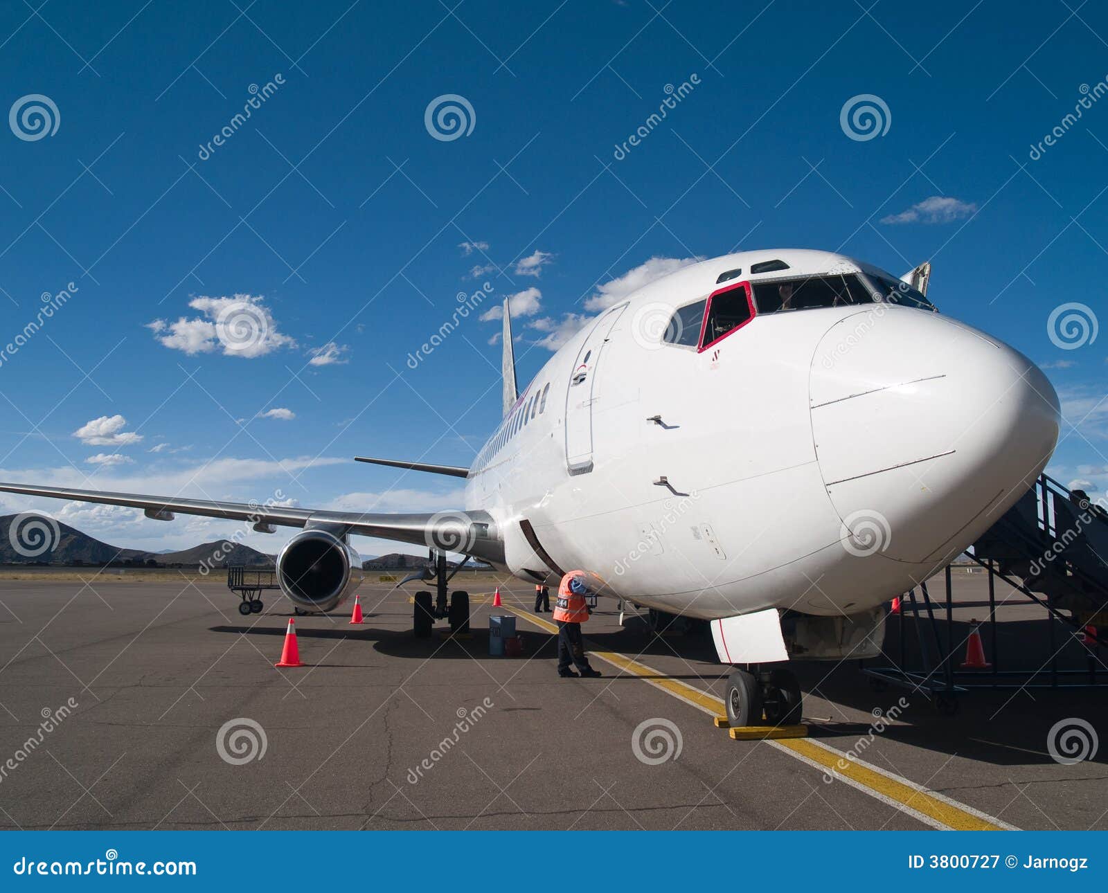 Aircraft Parked at the Airport Stock Image - Image of plane, wealth ...