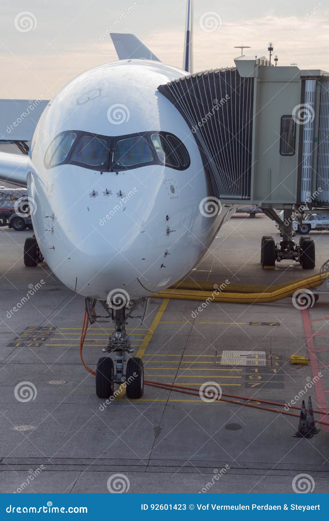 Aircraft Parked on the Ramp Stock Image - Image of gear, destination ...