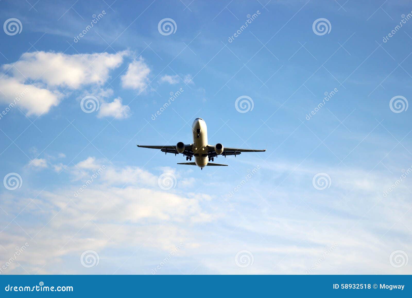 Aircraft stock photo. Image of height, plane, landing - 58932518