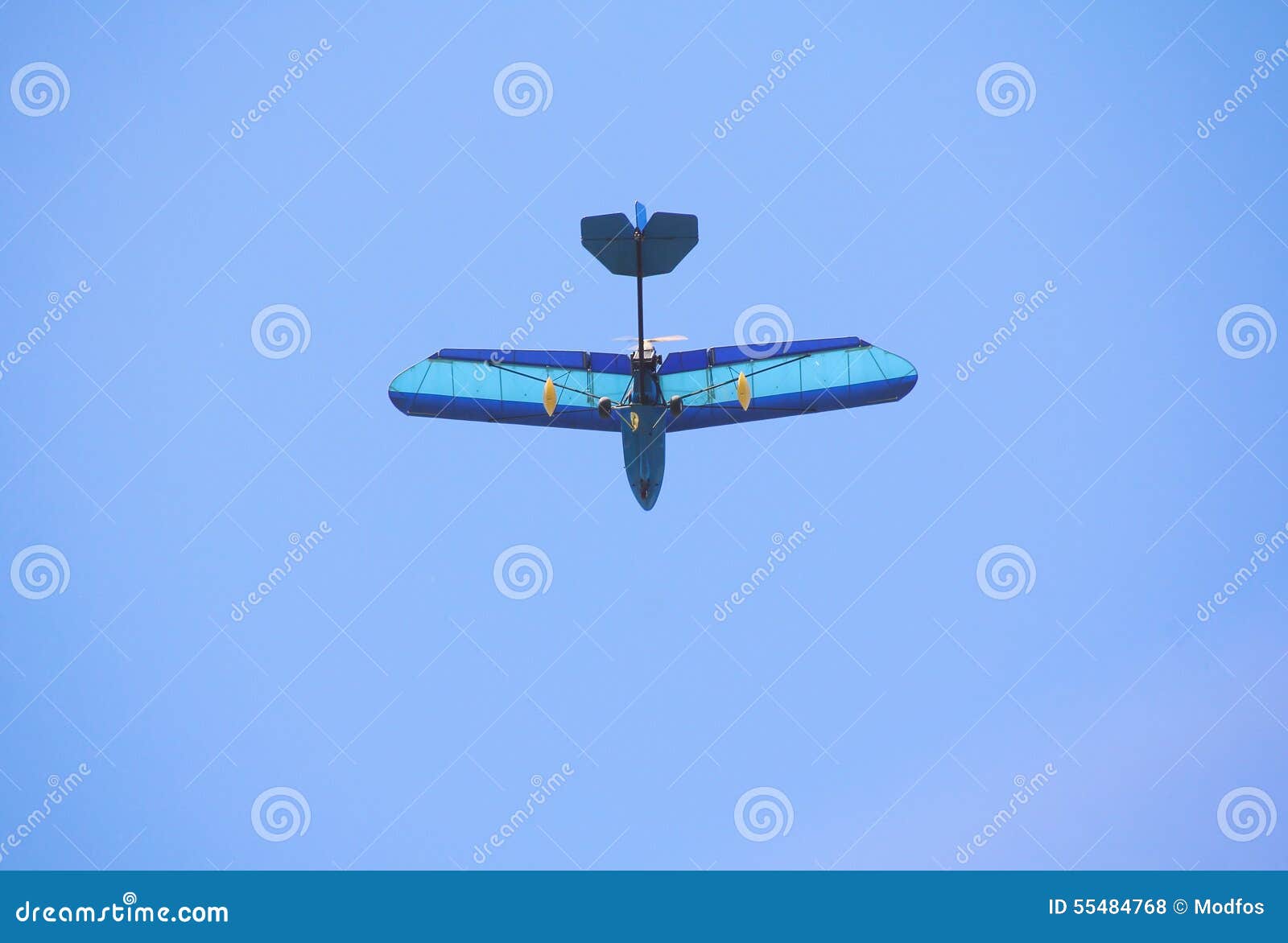 Aircraft with Pusher Propeller Stock Photo - Image of aircraft, body ...