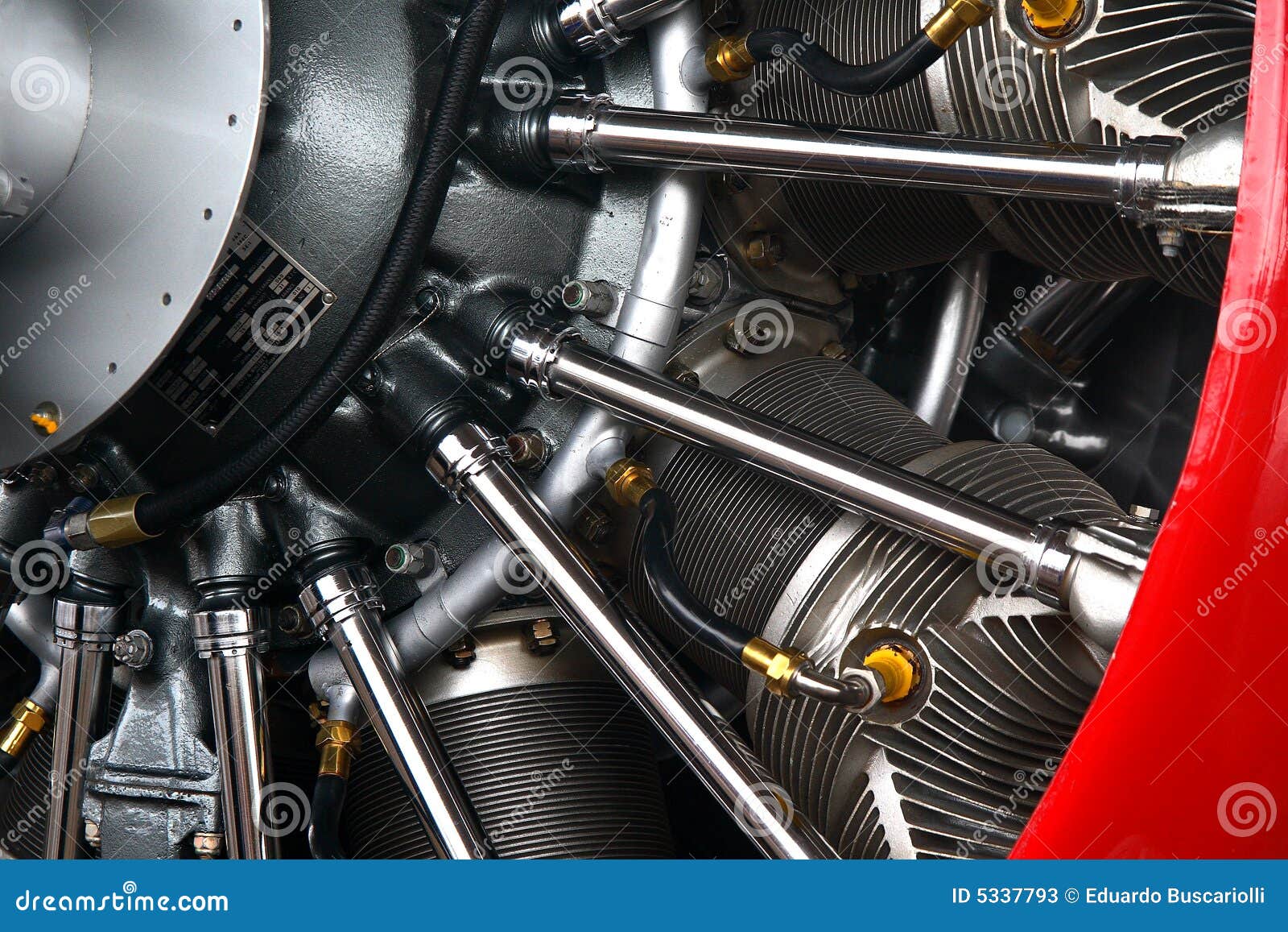 Aircraft radial engine stock image. Image of precision - 5337793