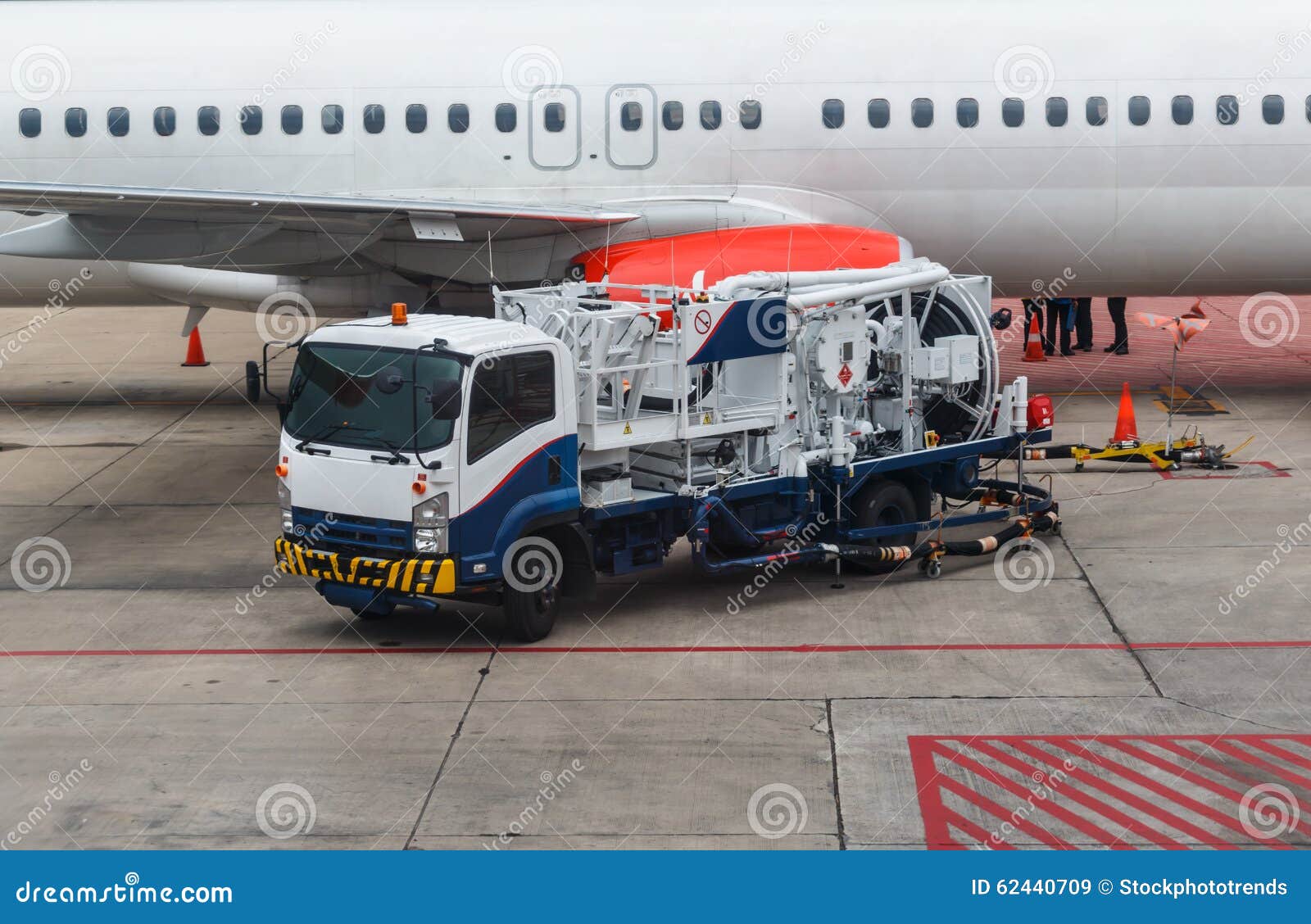 Aircraft refuelers stock image. Image of safety, outdoors - 62440709