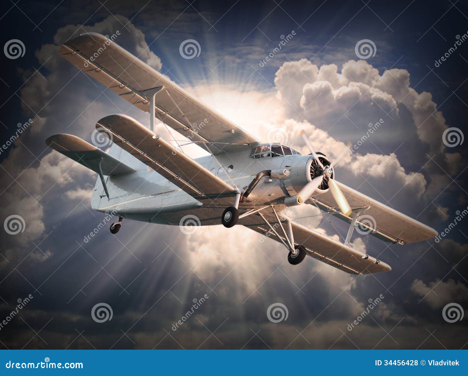 The Aircraft. stock photo. Image of aircraft, airplane - 34456428