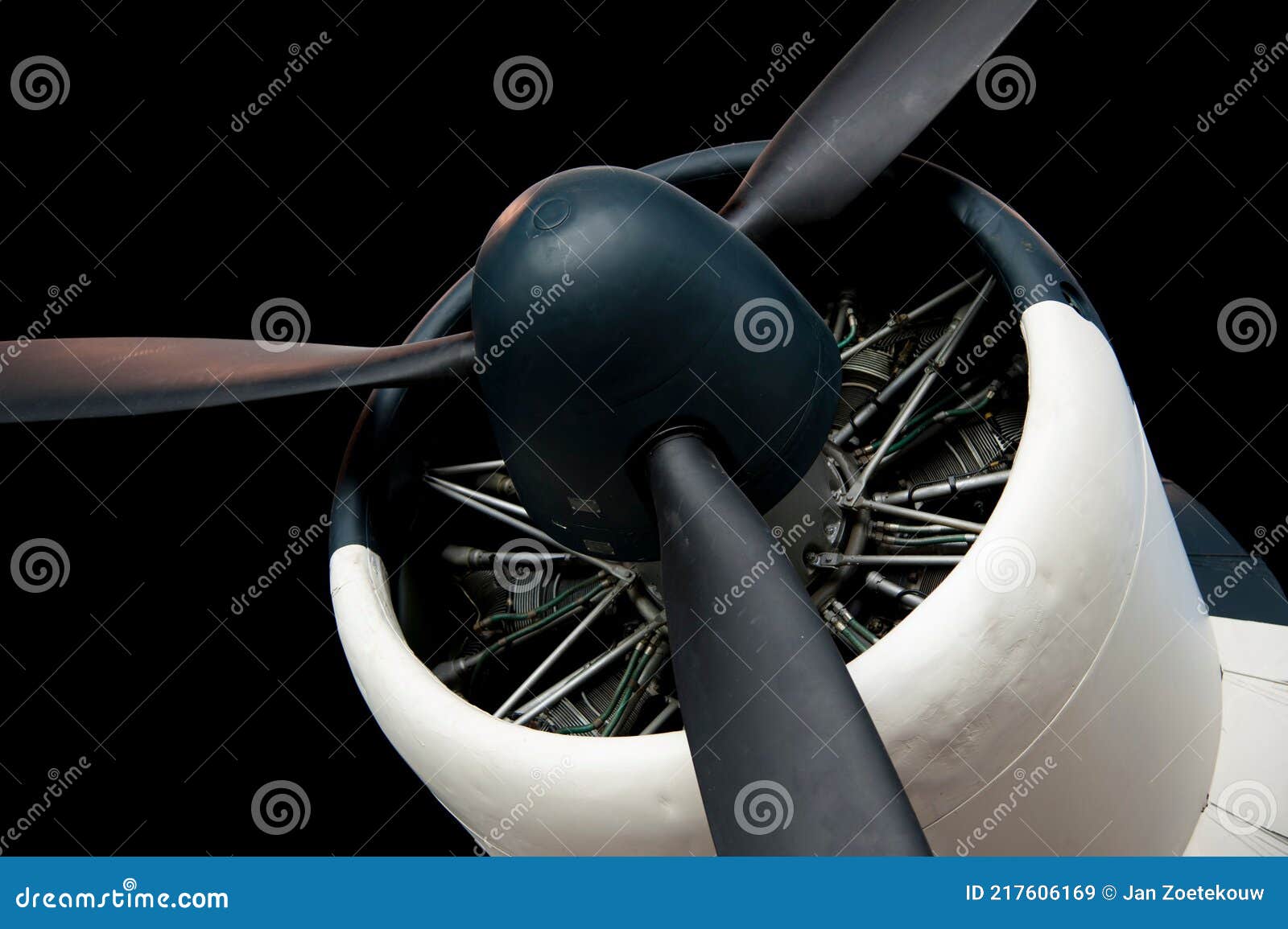 Aircraft rotary engine stock image. Image of vintage - 217606169