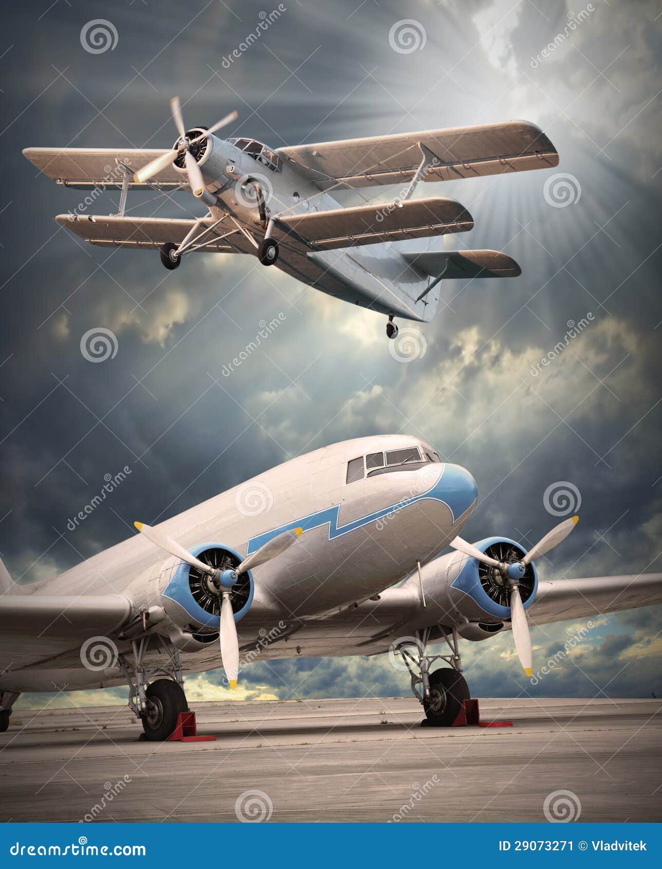 The Aircraft on the Runway. Stock Image - Image of cargo, military ...