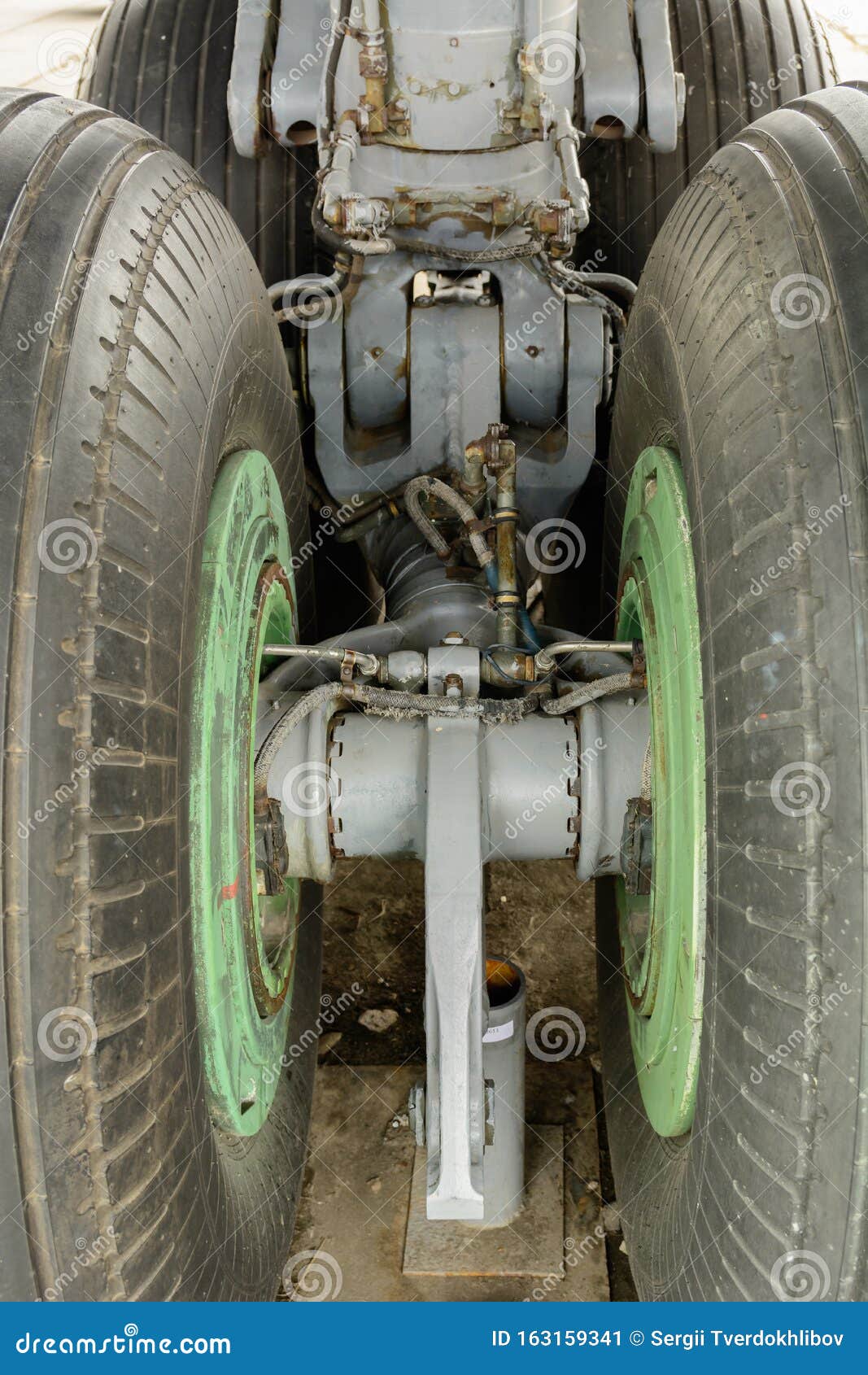 Aircraft S Main Landing Gear Compartment. Stock Image - Image of avia ...