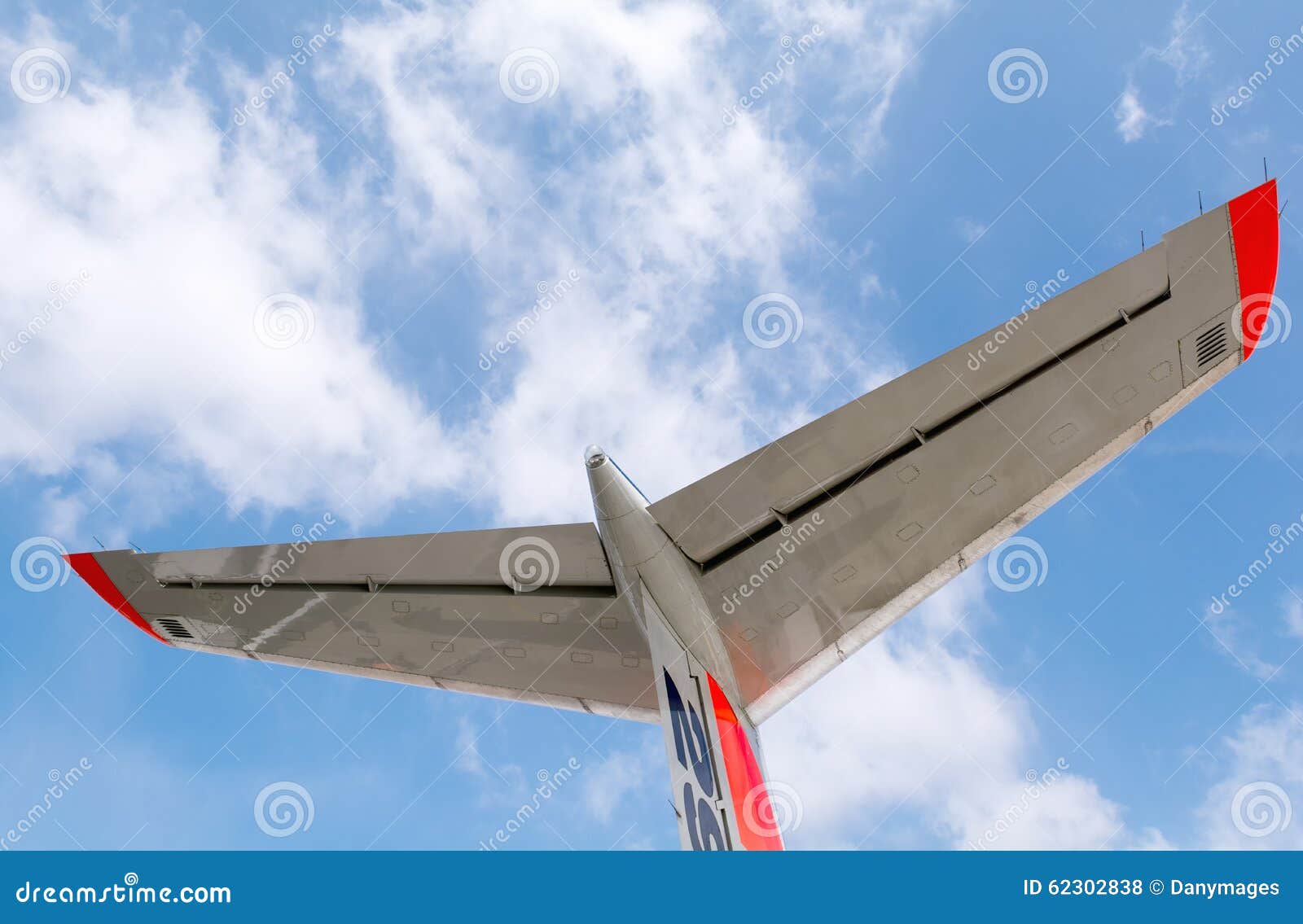 Aircraft tail stock photo. Image of vehicle, wing, engine - 62302838