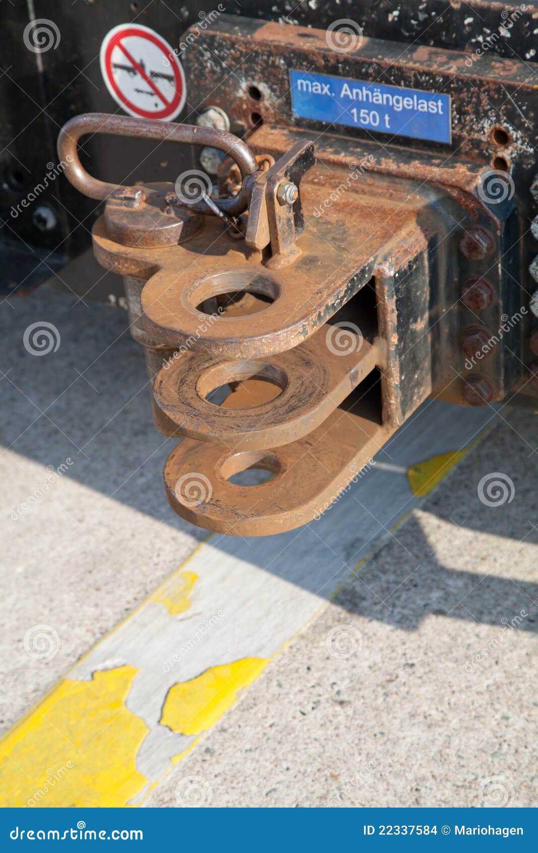 Aircraft towing - tow stock photo. Image of secure, vehicle - 22337584