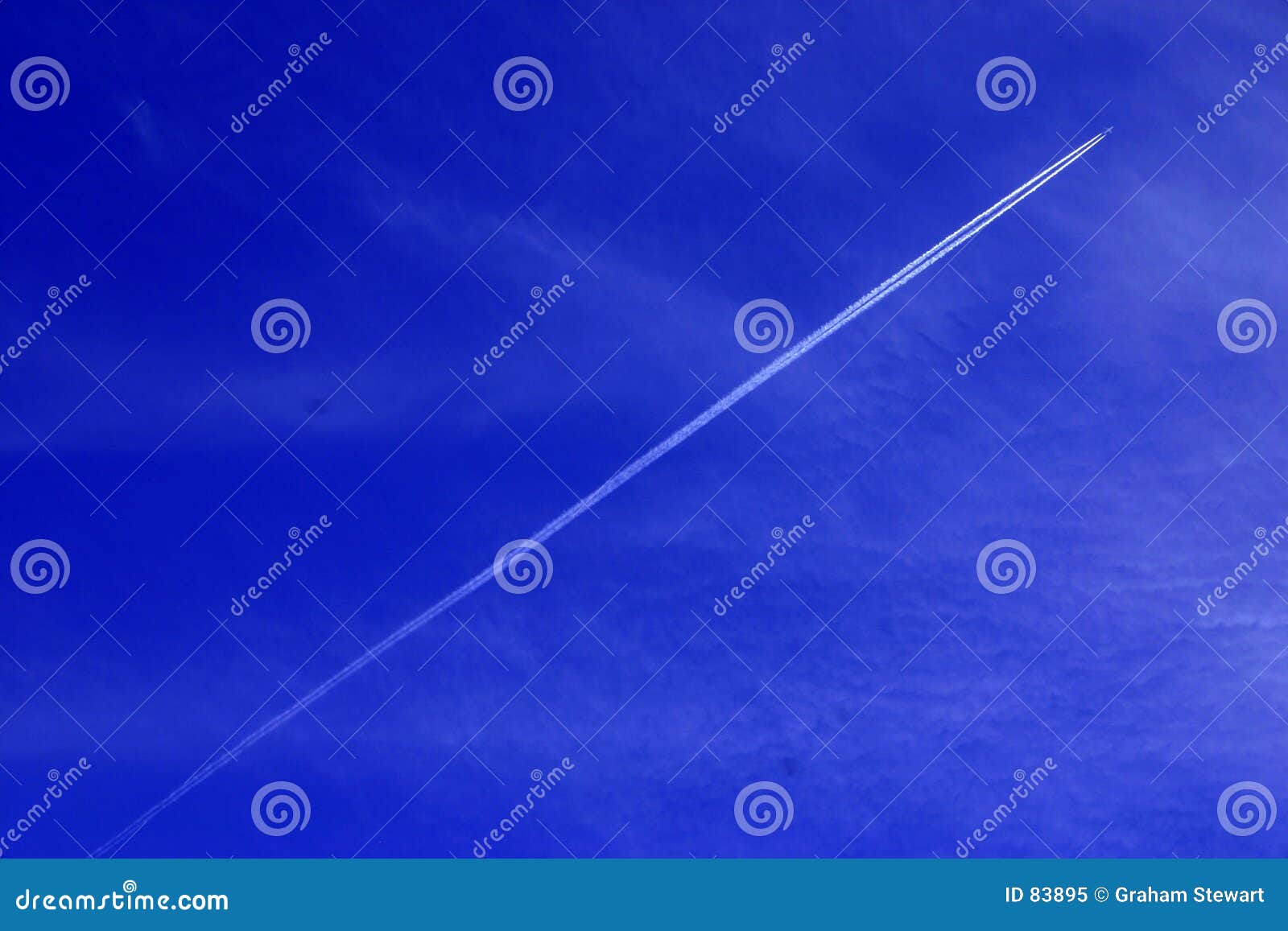 Aircraft Trails stock image. Image of transportation, trails - 83895