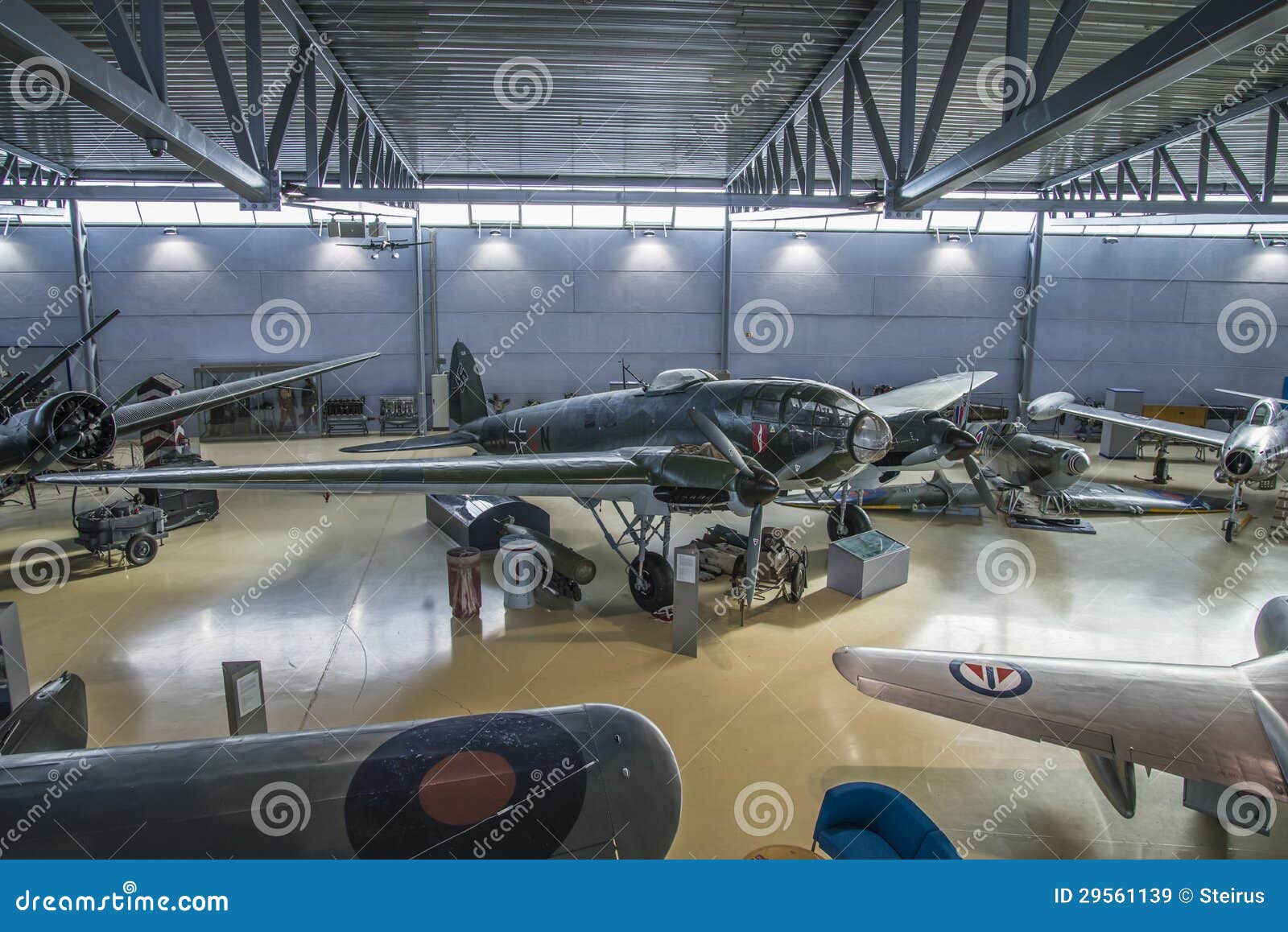 Aircraft Type, Heinkel he 111 Editorial Stock Image - Image of restored ...